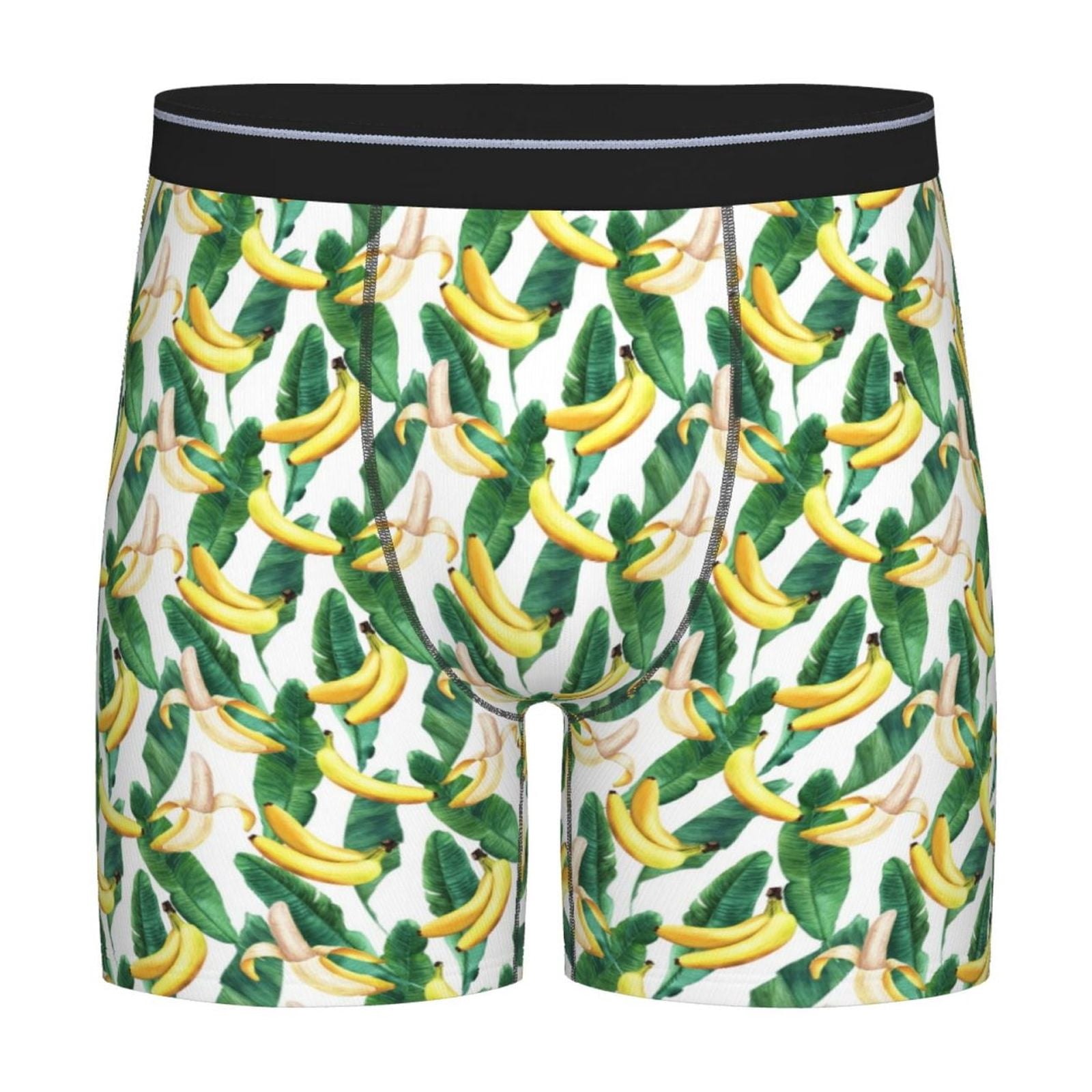 Easygdp Banana Tree Leaves Men's Boxer Briefs Men’s Underwear Boxer ...