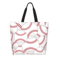 Easygdp Baseballs Tote Bags for Women,Women Travel Shoulder Bags ...