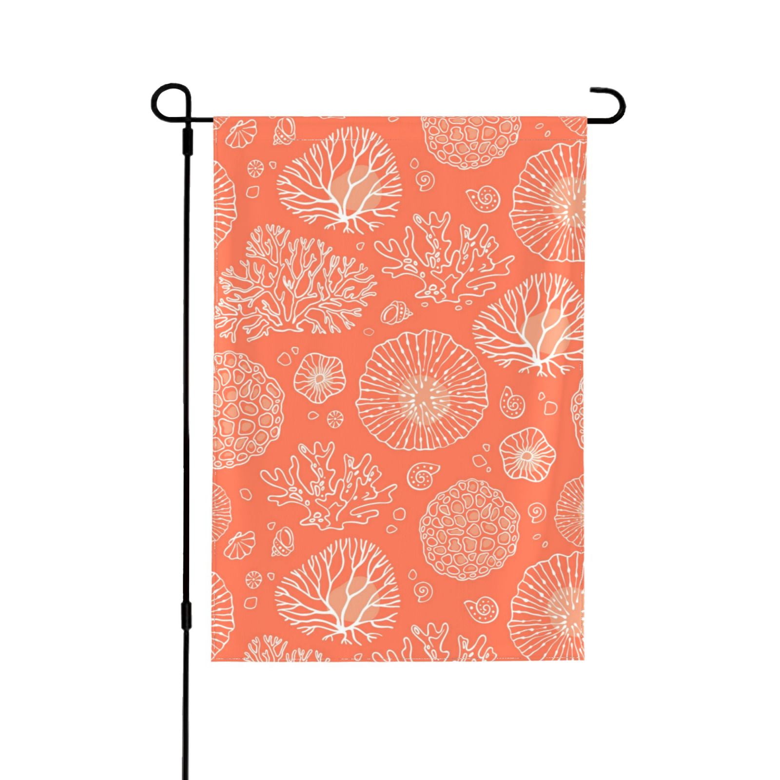 Easygdp Beautiful Corals Garden Flag Yard Flag Welcome Flag, Double ...