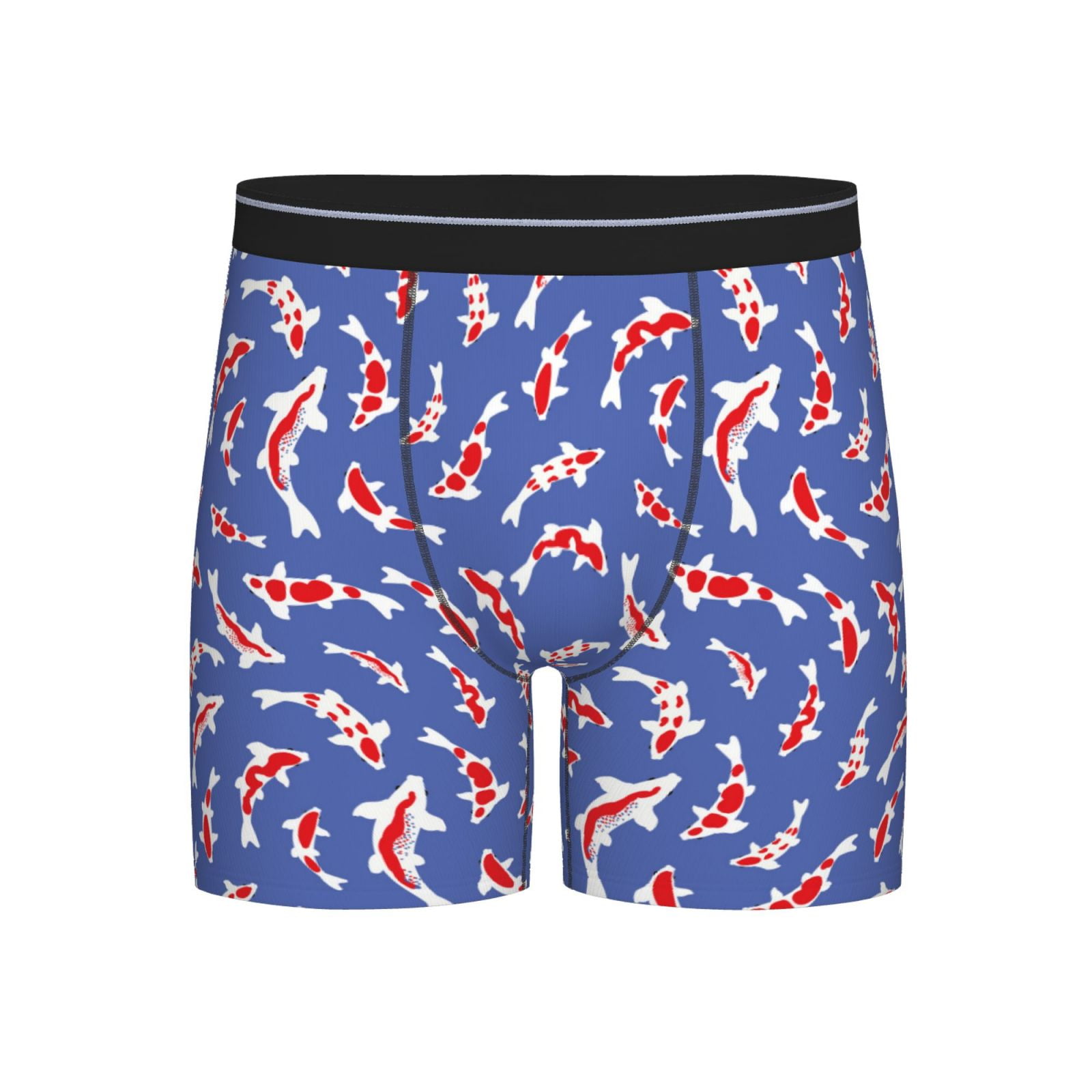 Easygdp Beautiful Koi Fish Men's Boxer Briefs Men’s Underwear Boxer ...