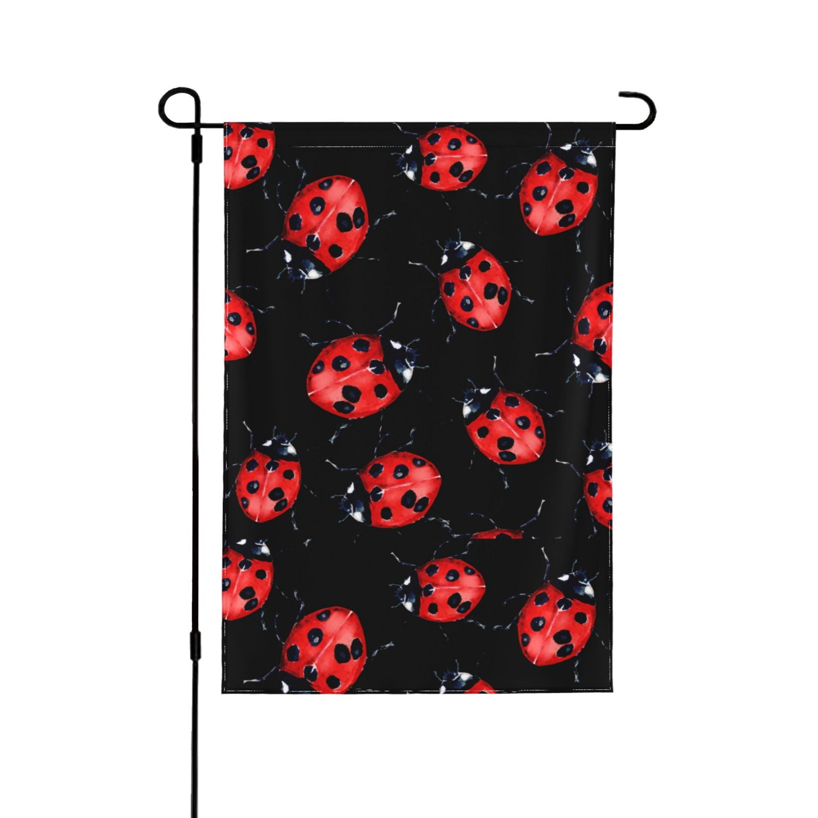 Easygdp Beautiful Red Ladybug Garden Flag Yard Flag Welcome Flag ...
