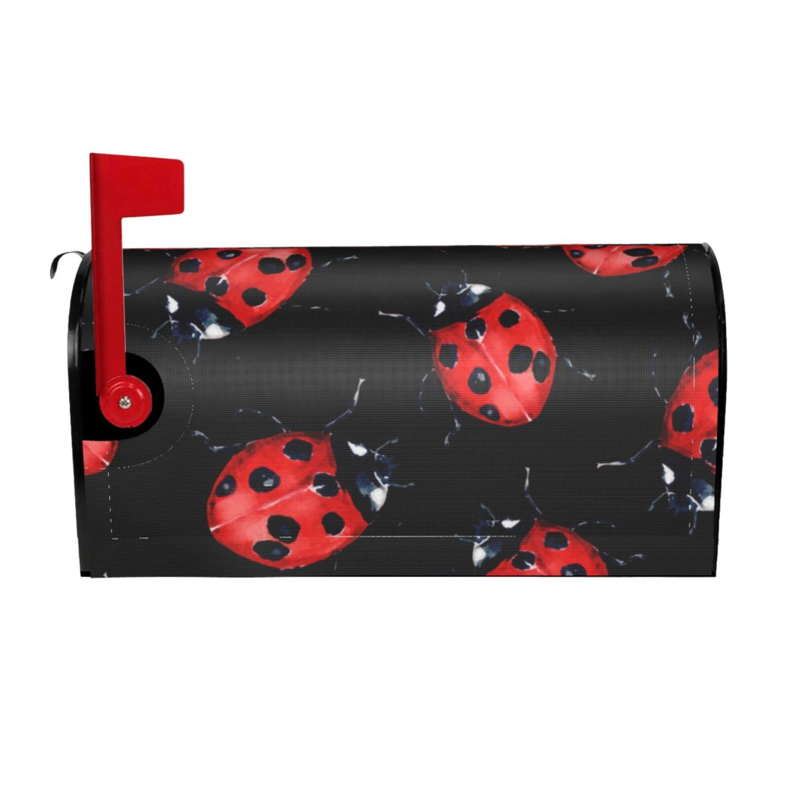 Easygdp Beautiful Red Ladybug Mailbox Covers Garden Outdoor Yard ...