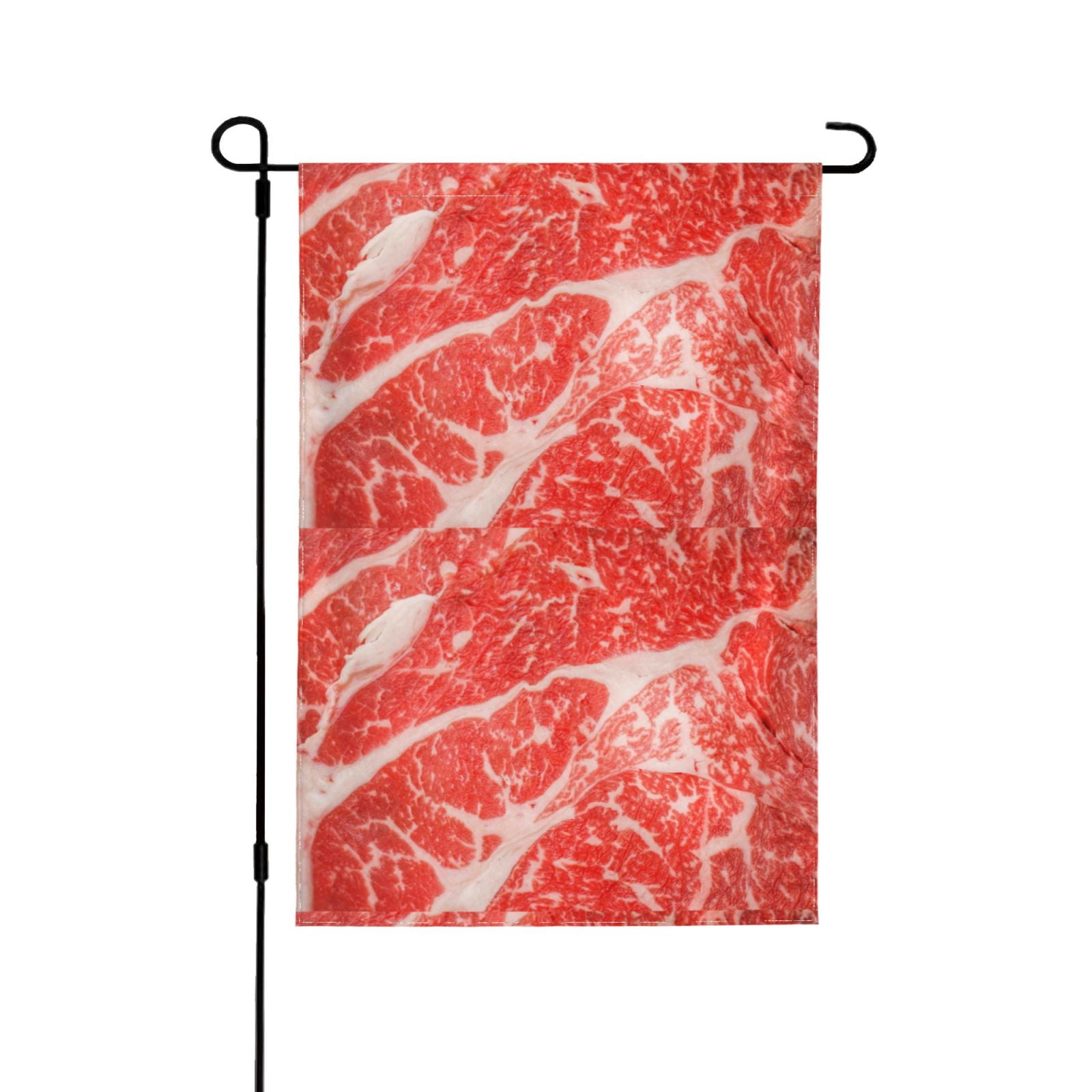 Easygdp Beef Steaks Garden Flag Yard Flag Welcome Flag, Double-Sided ...