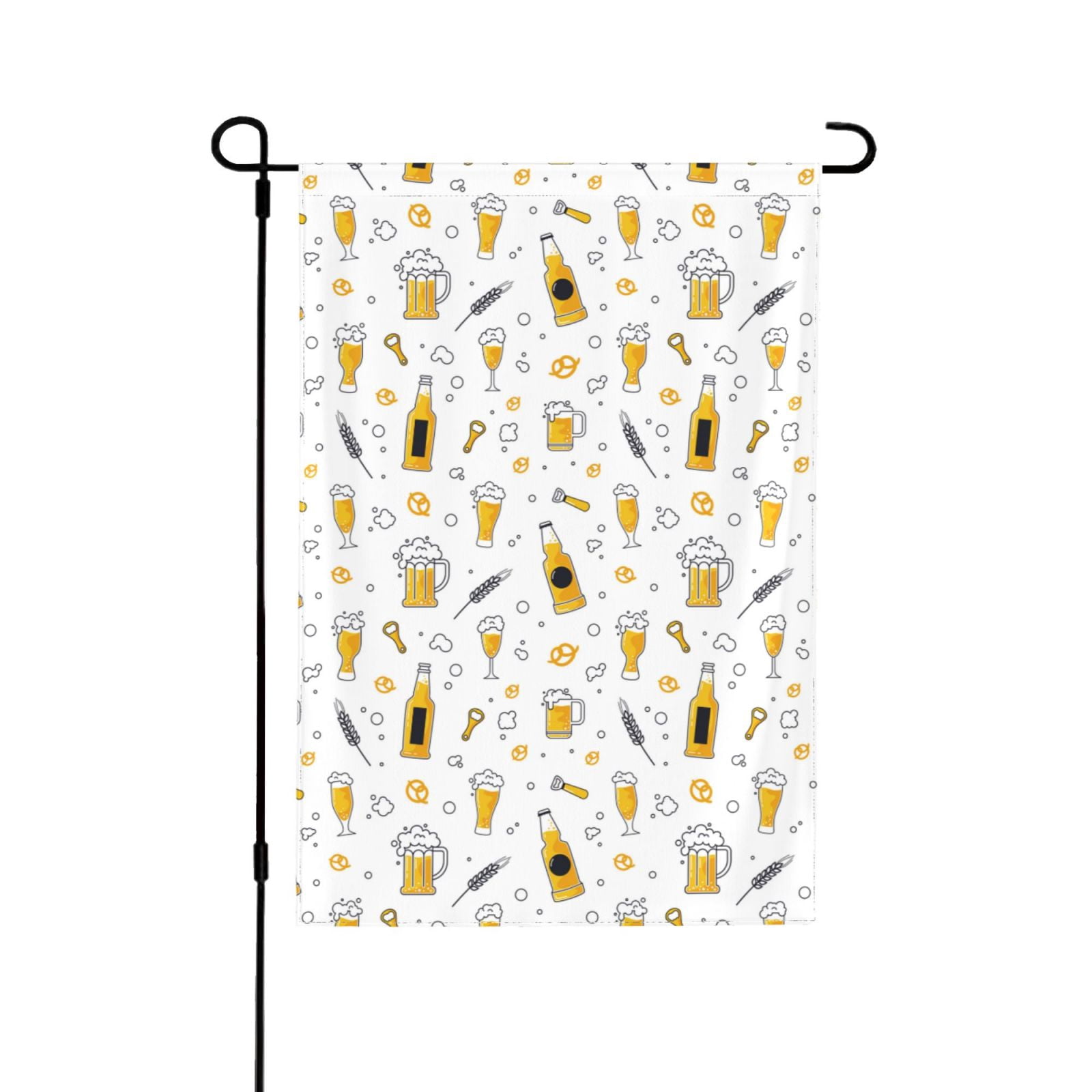 Easygdp Beer Garden Flag Yard Flag Welcome Flag, Double-Sided, Weather ...