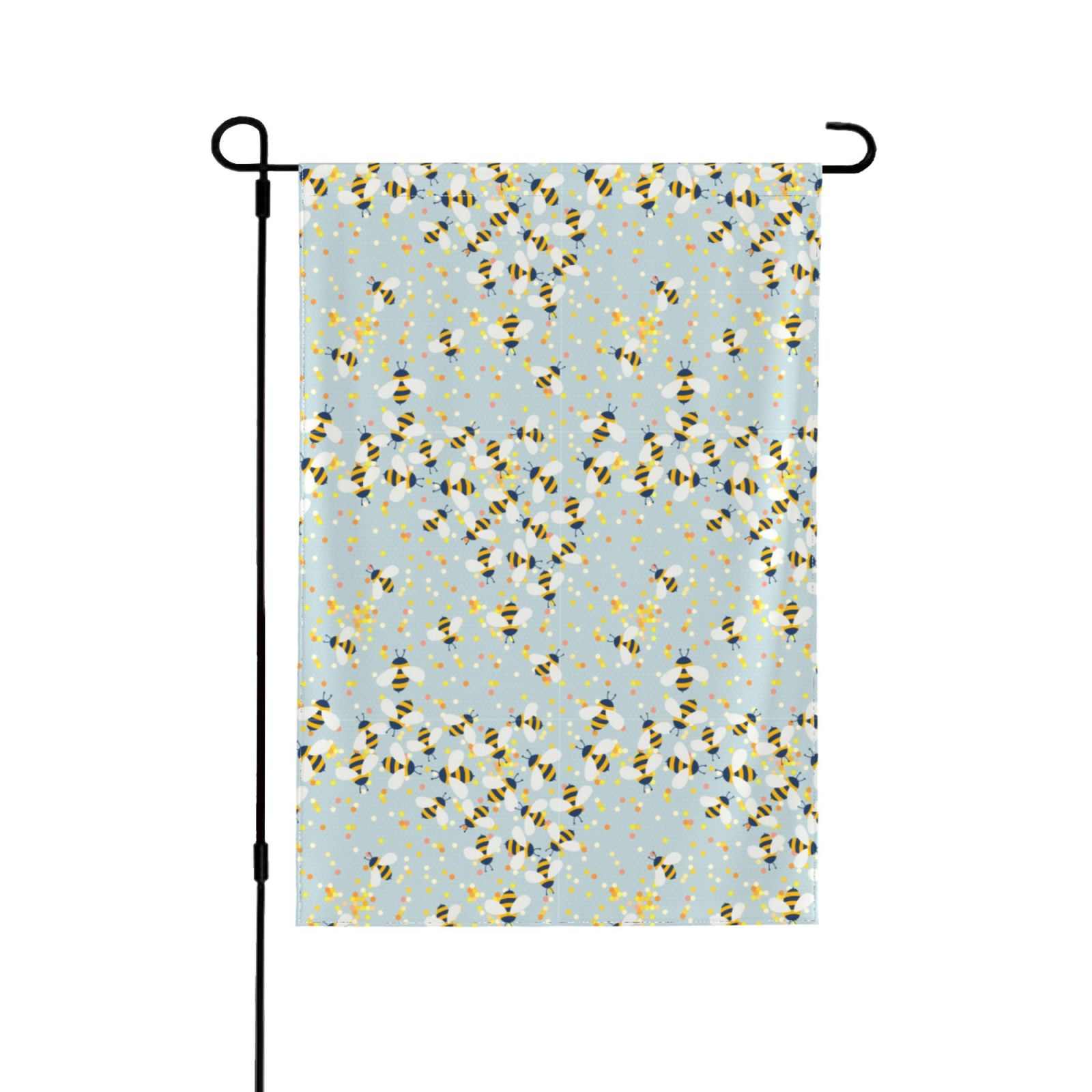 Easygdp Bees Garden Flag Yard Flag Welcome Flag, Double-Sided, Weather ...