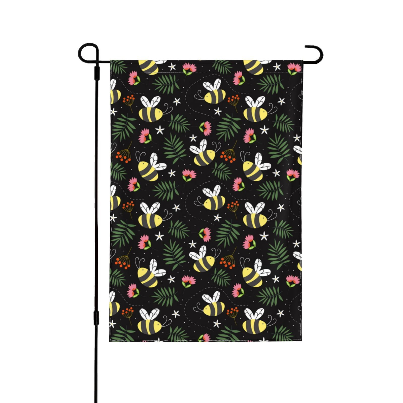 Easygdp Bees Garden Flag Yard Flag Welcome Flag, Double-Sided, Weather ...