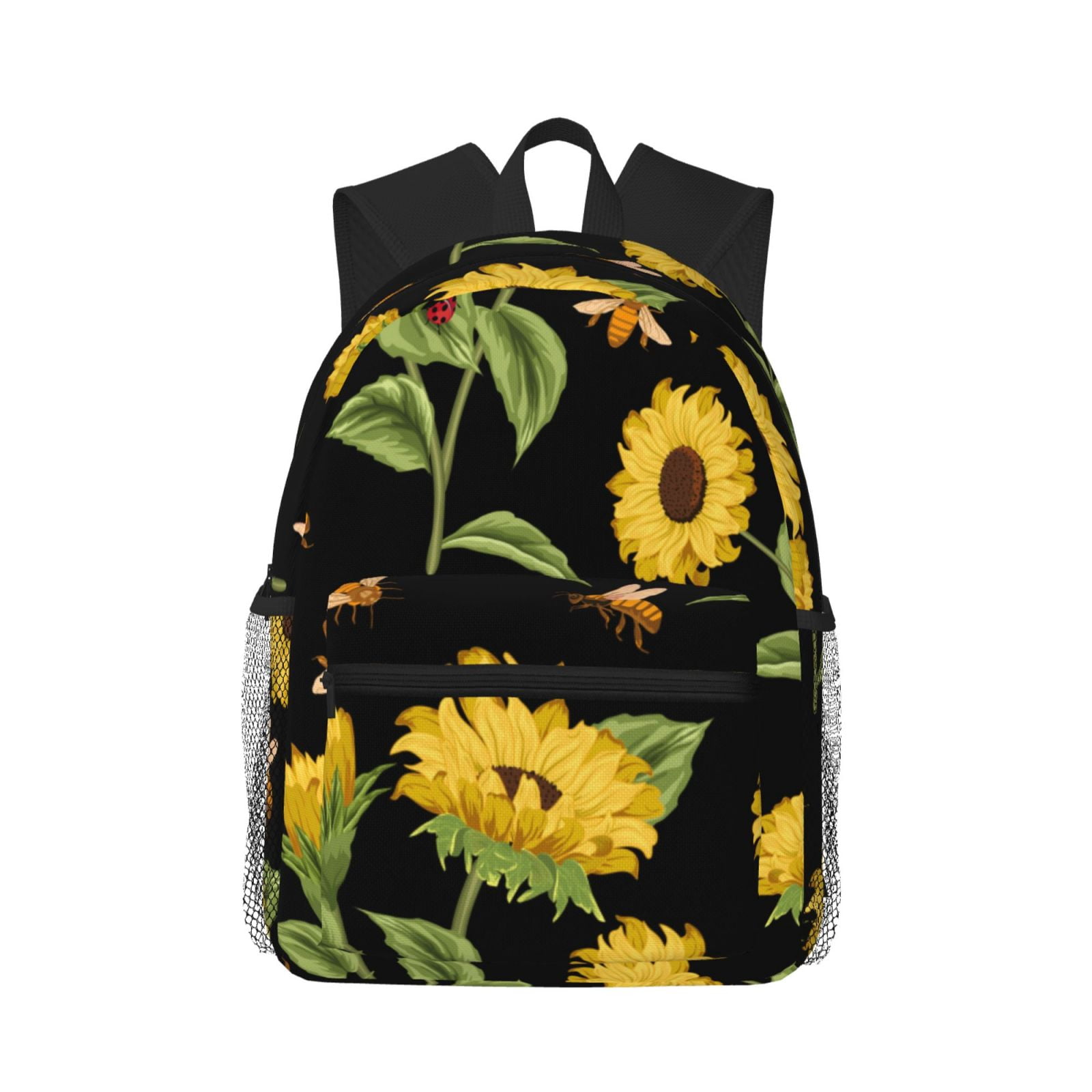 Easygdp Bees and Sunflowers Casual Laptop Backpack, Large Capacity ...