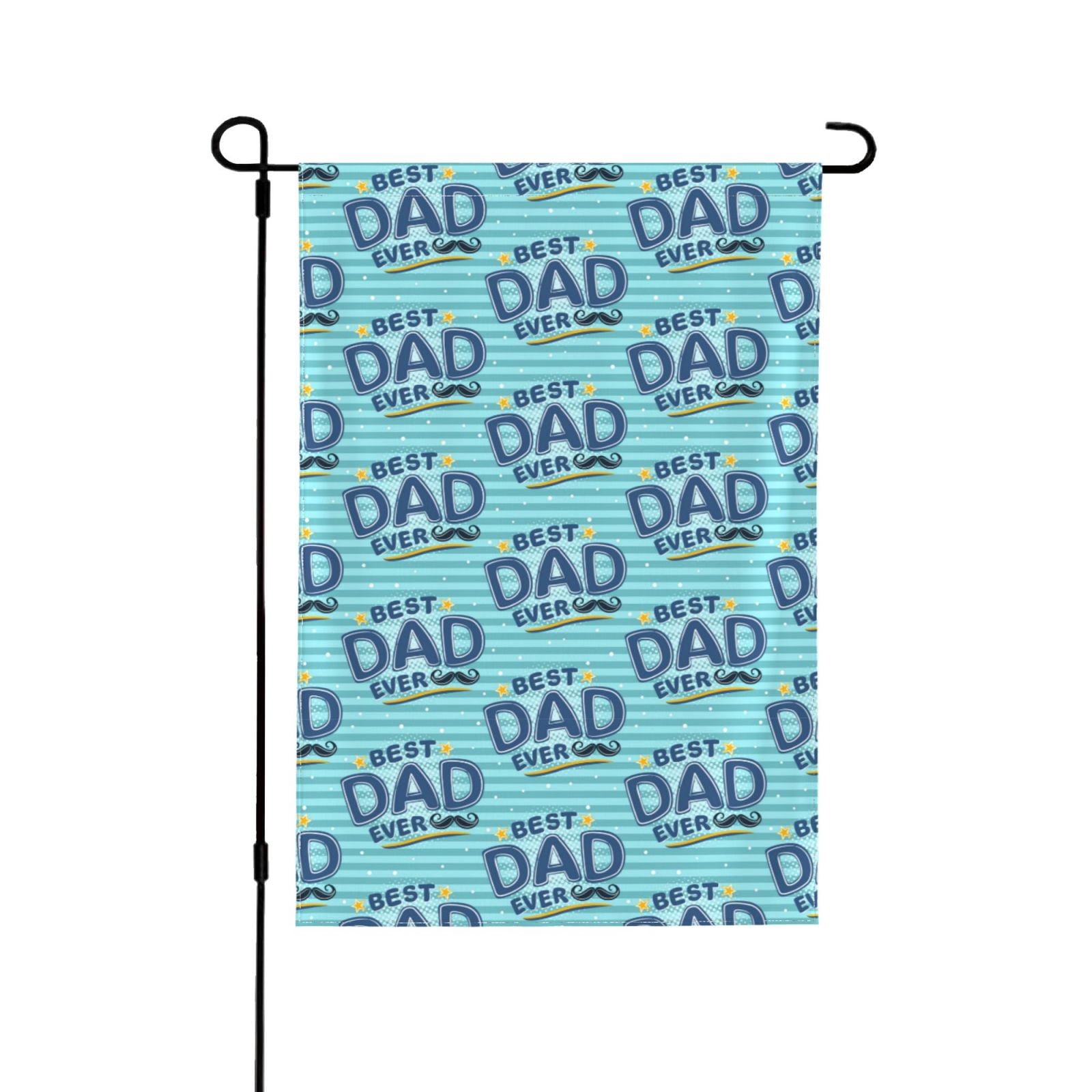 Easygdp Best Dad Ever Garden Flag Yard Flag Welcome Flag, Double-Sided ...