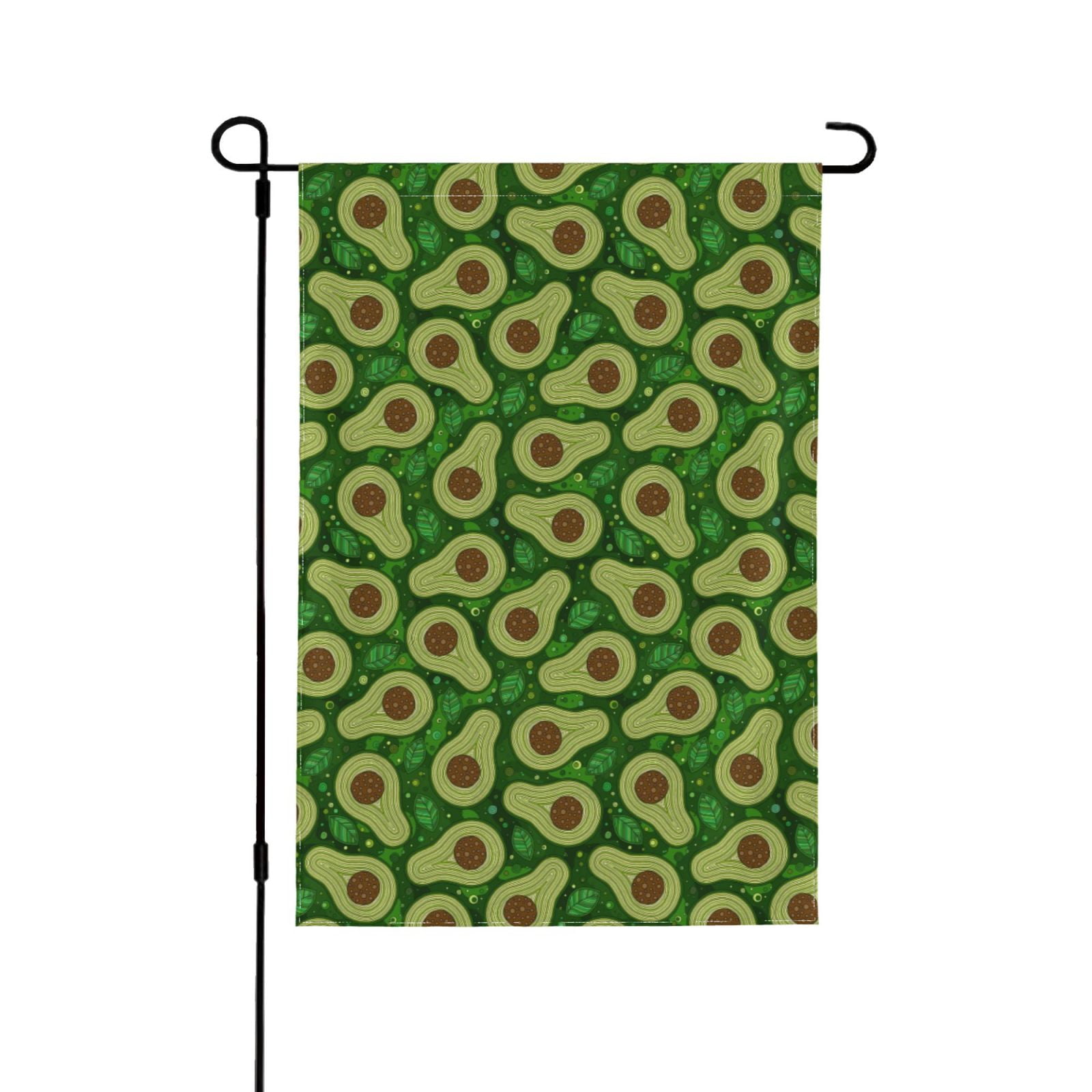 Easygdp Big Colorful Avocados Garden Flag Yard Flag Welcome Flag ...