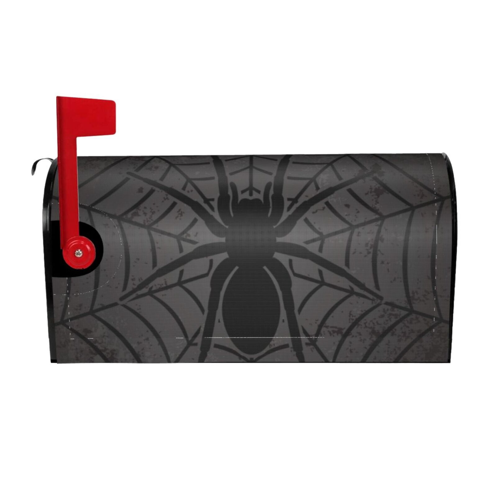 Easygdp Black Spider On Web 1 Mailbox Covers Garden Outdoor Yard ...