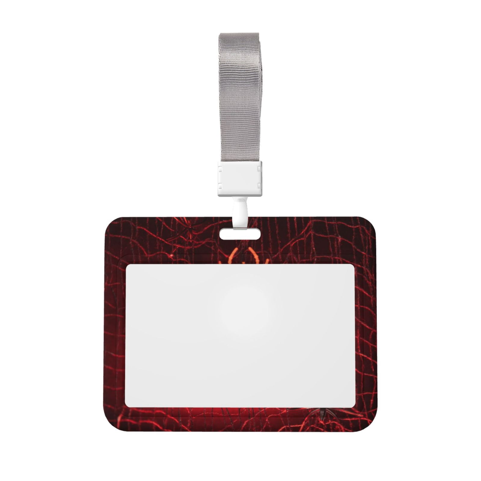 Easygdp Black Spider Web With Spiders Card Badge Holder Work Badge ...