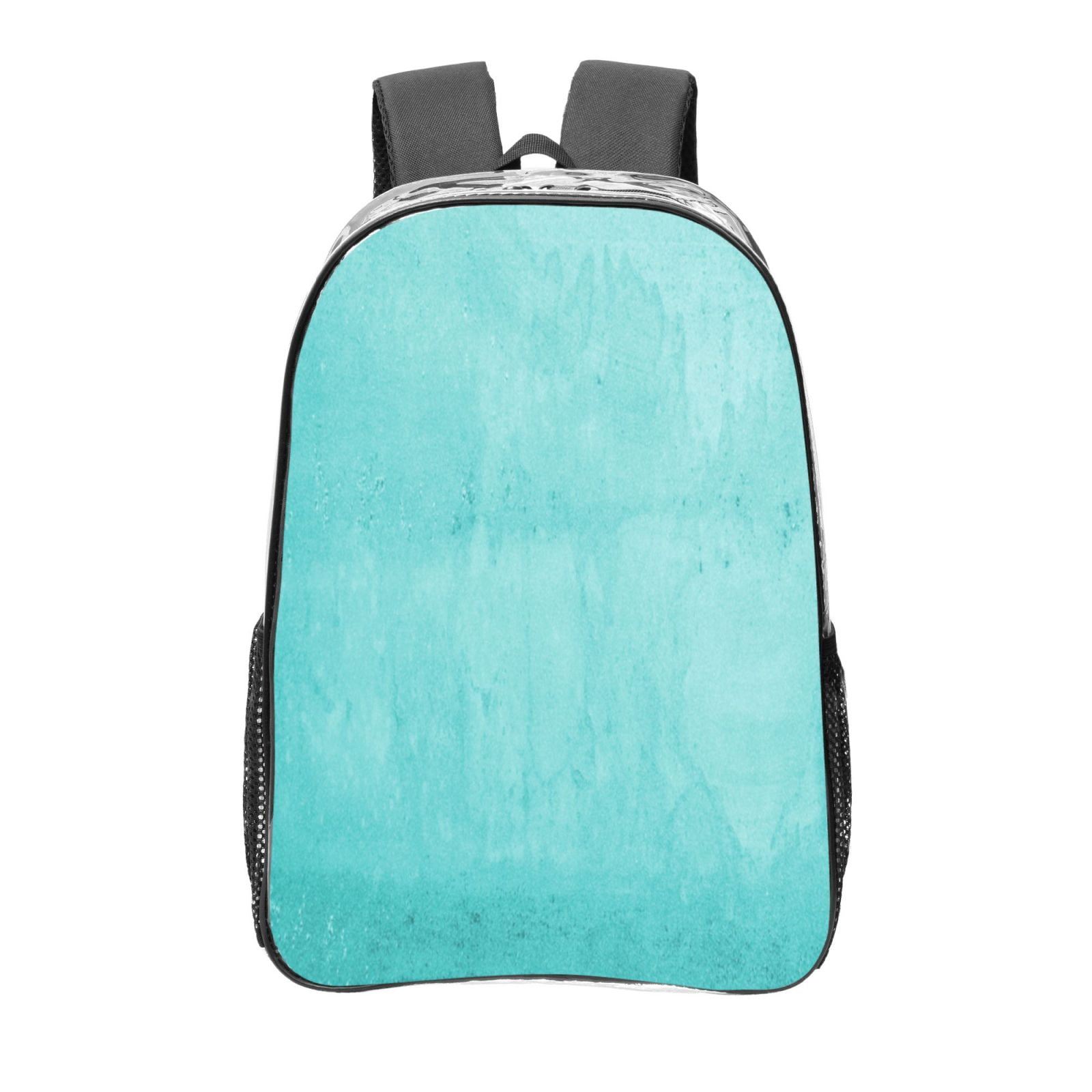 Easygdp Blue And Turquoise Clear Backpack, Transparent Bookbag for ...