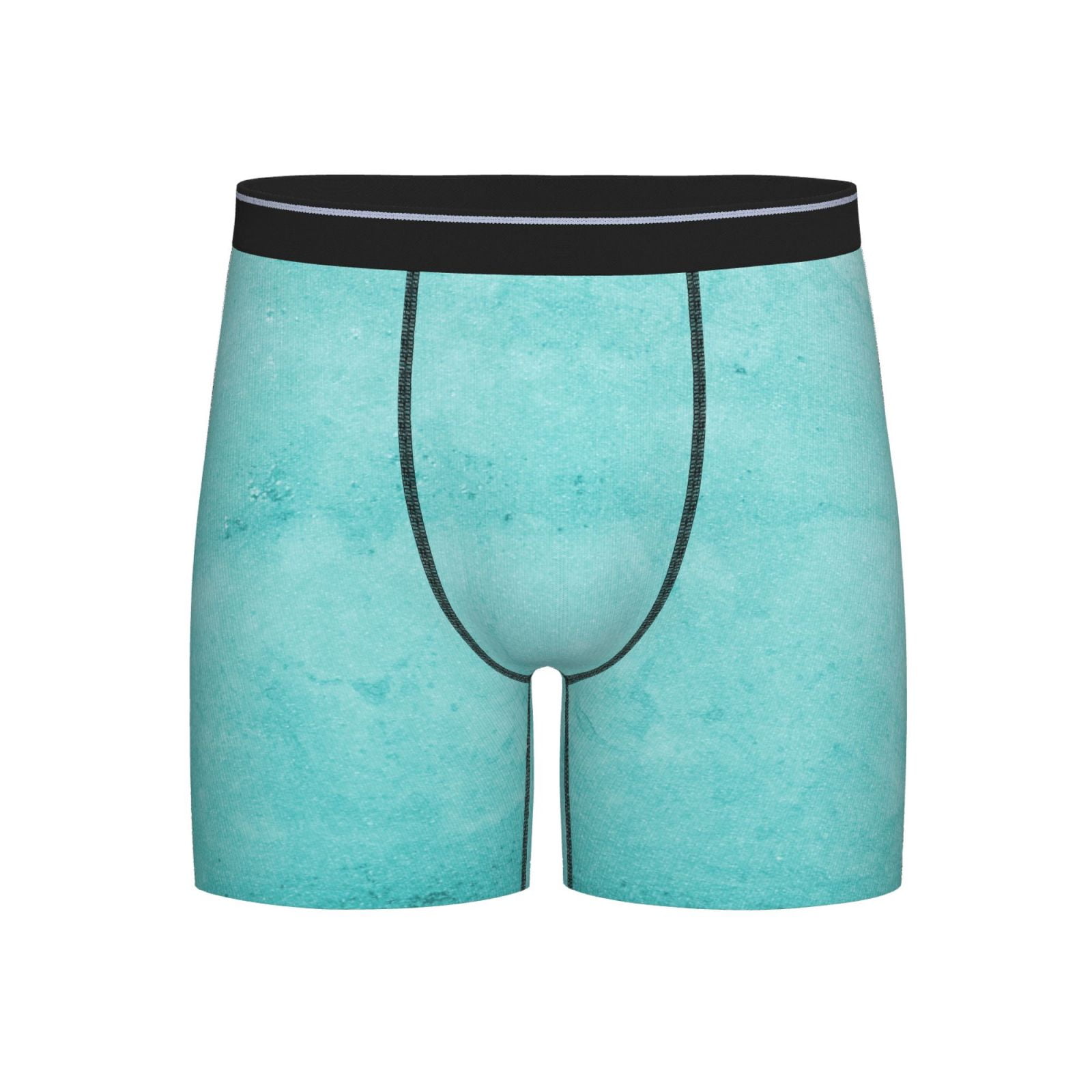 Easygdp Blue And Turquoise Men's Boxer Briefs Men’s Underwear Boxer ...