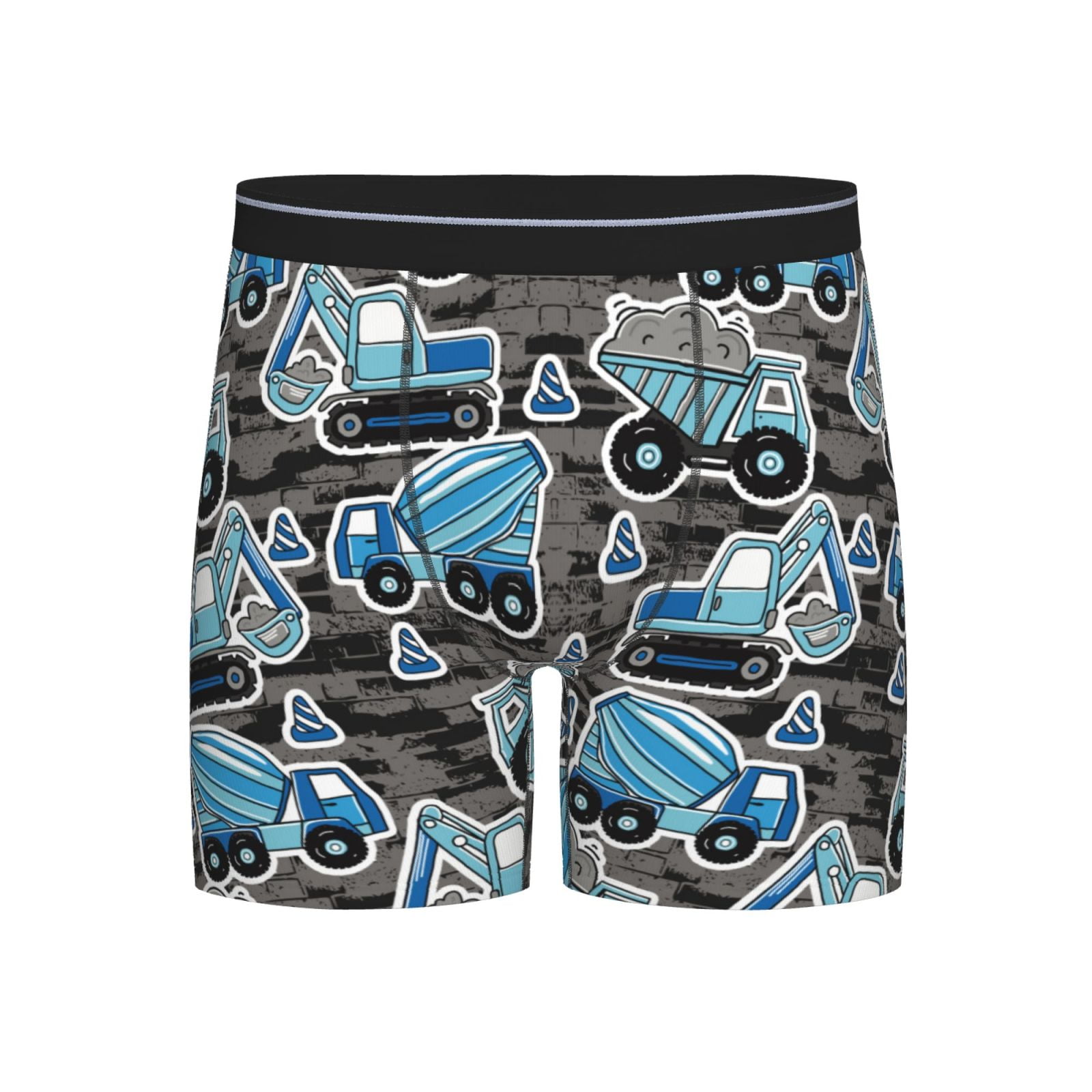 Easygdp Blue Excavator Men's Boxer Briefs Men’s Underwear Boxer Briefs ...