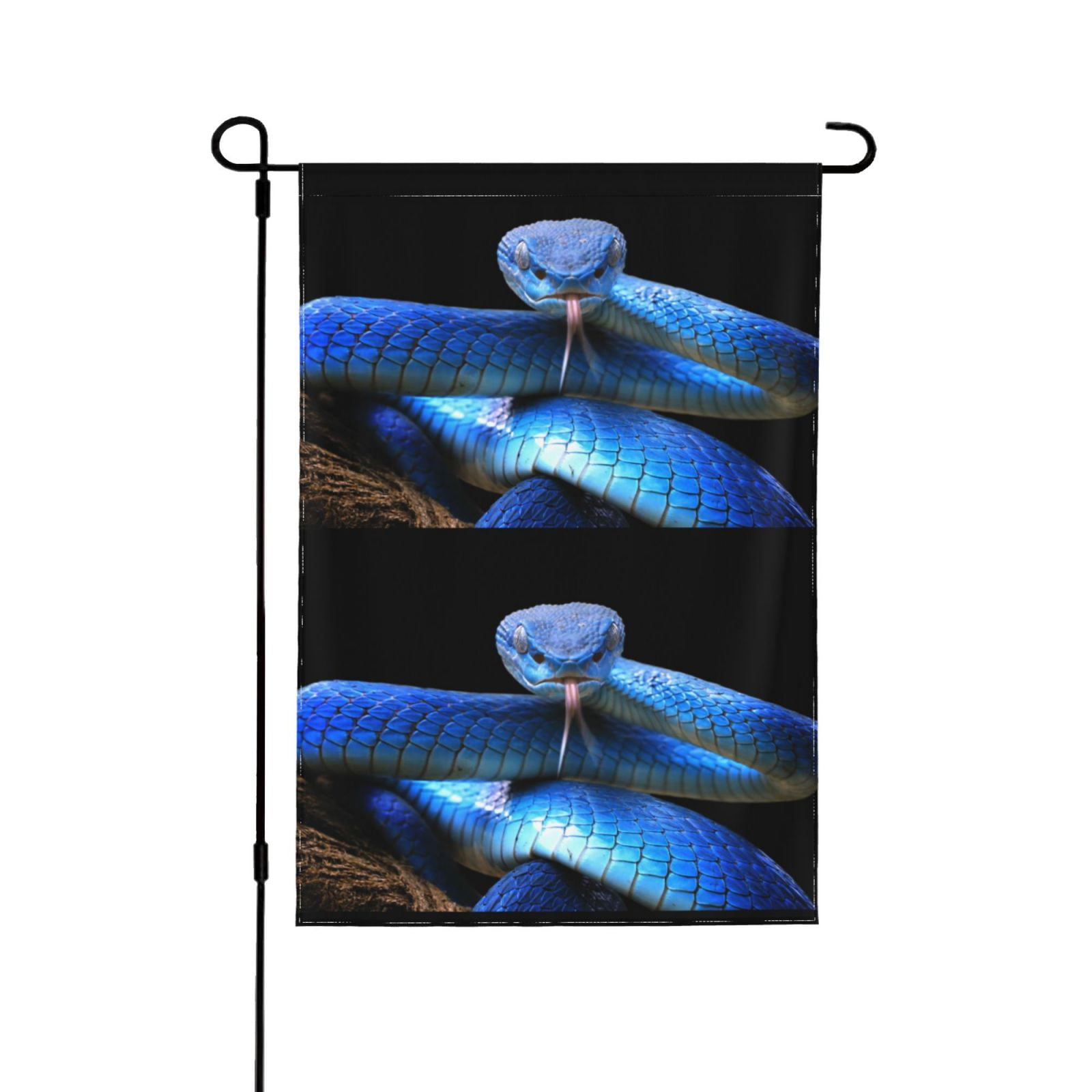 Easygdp Blue Viper Snake Garden Flag Yard Flag Welcome Flag, Double ...