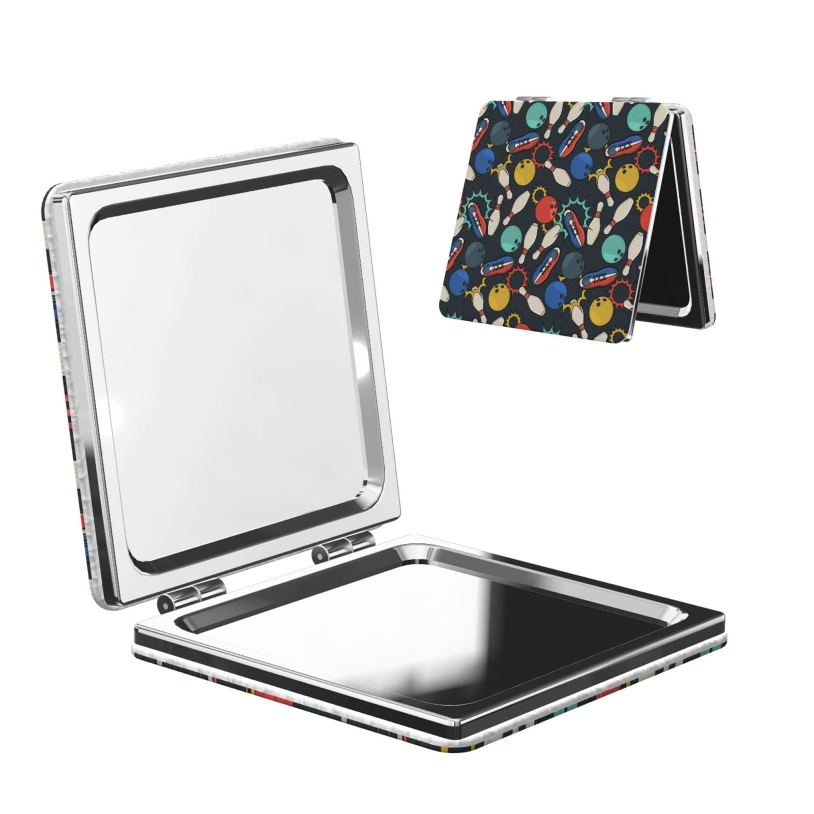 Easygdp Bowling Ball Travel Makeup Mirror, 2X Magnifying Mirror 2-Sided ...