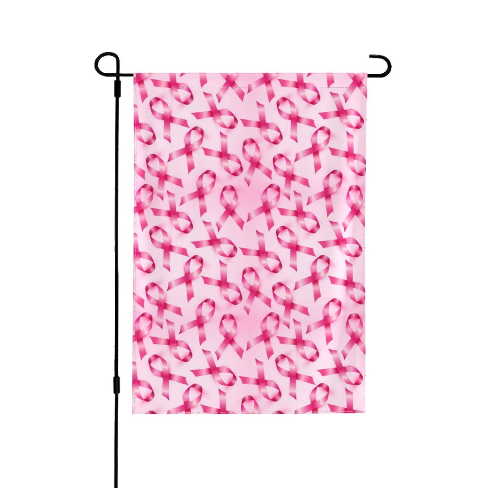 Easygdp Breast Cancer Ribbons Awareness Garden Flag Yard Flag Welcome ...