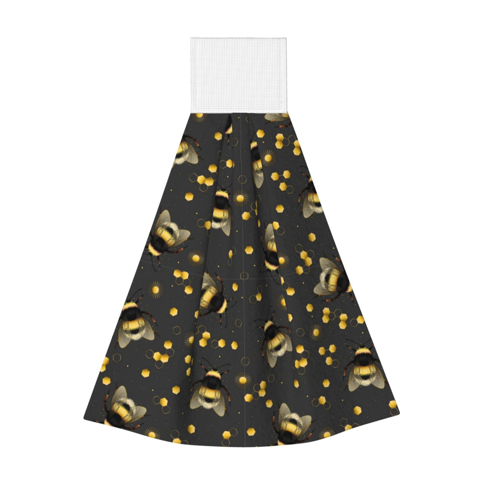 Easygdp Bumblebee Kitchen Hand Towels Hanging Tie Towels Fast Drying ...