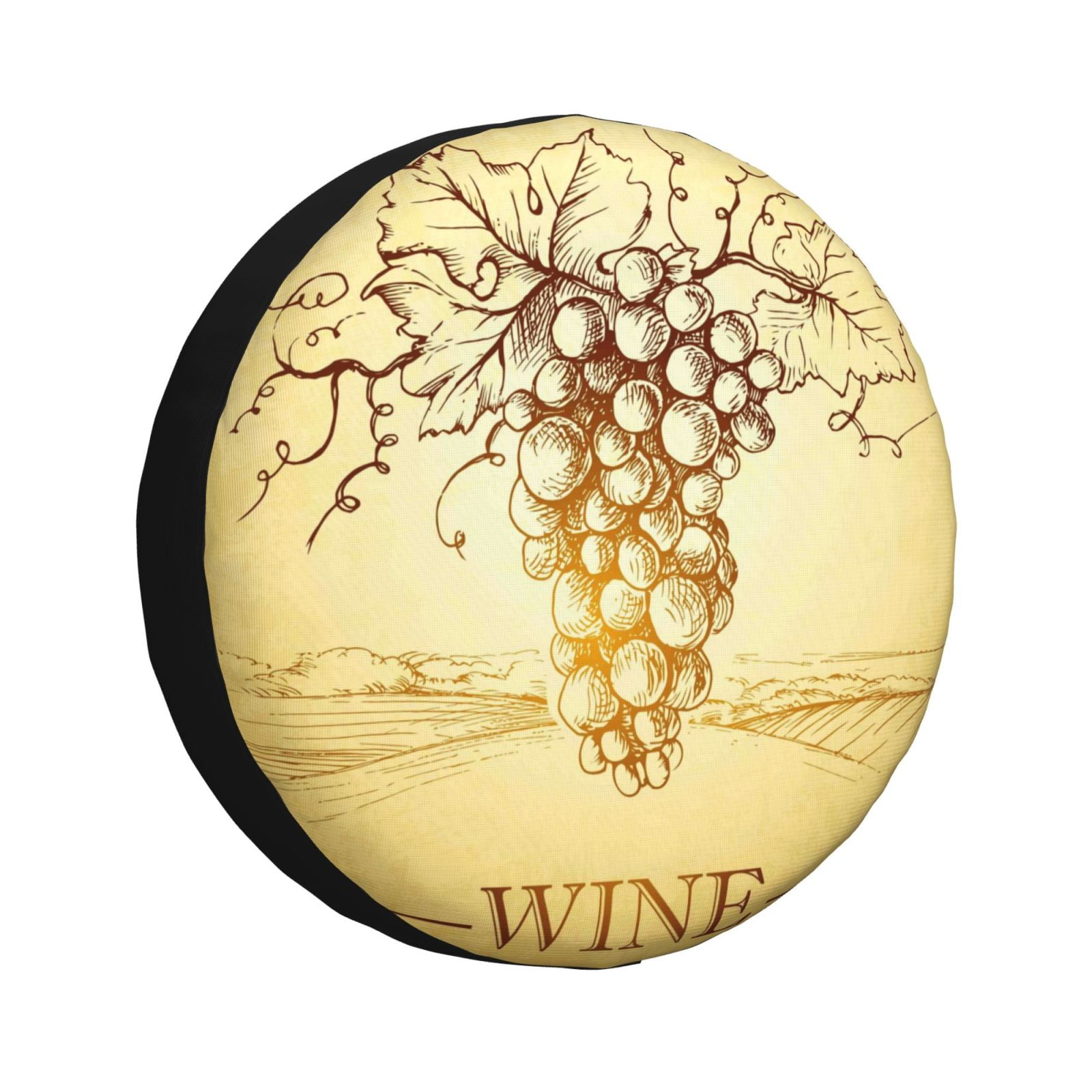 Easygdp Bunch Of Grapes Wheel Sun Guard, Spare Tire Cover,Universal ...