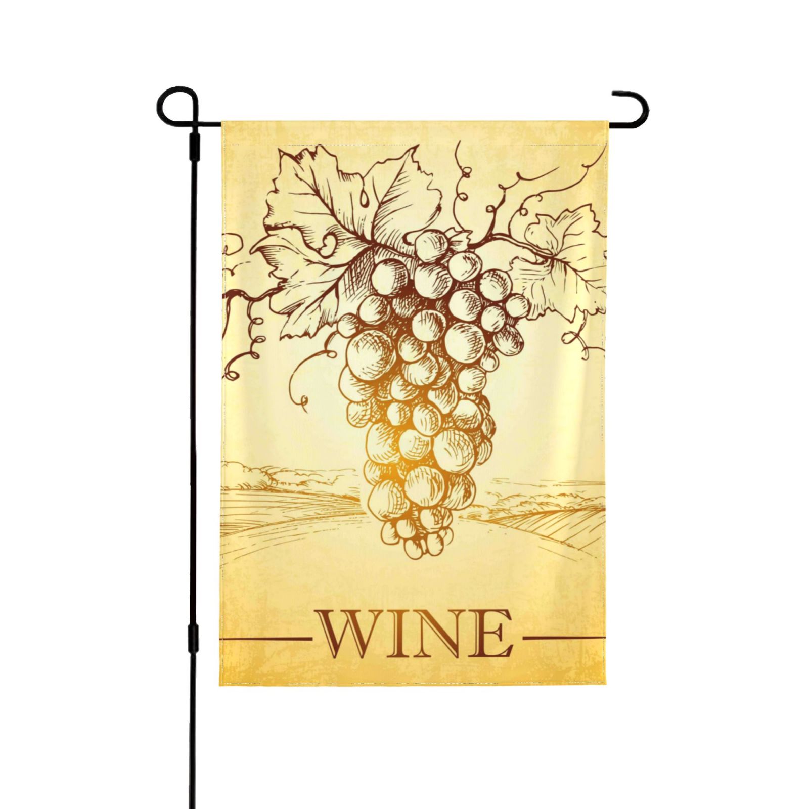 Easygdp Bunch of Grapes Garden Flag Yard Flag Welcome Flag, Double ...