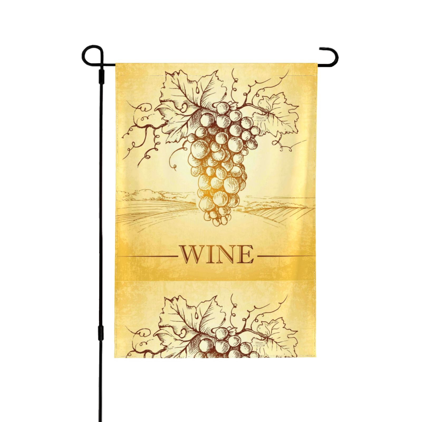 Easygdp Bunch of Grapes Garden Flag Yard Flag Welcome Flag, Double ...