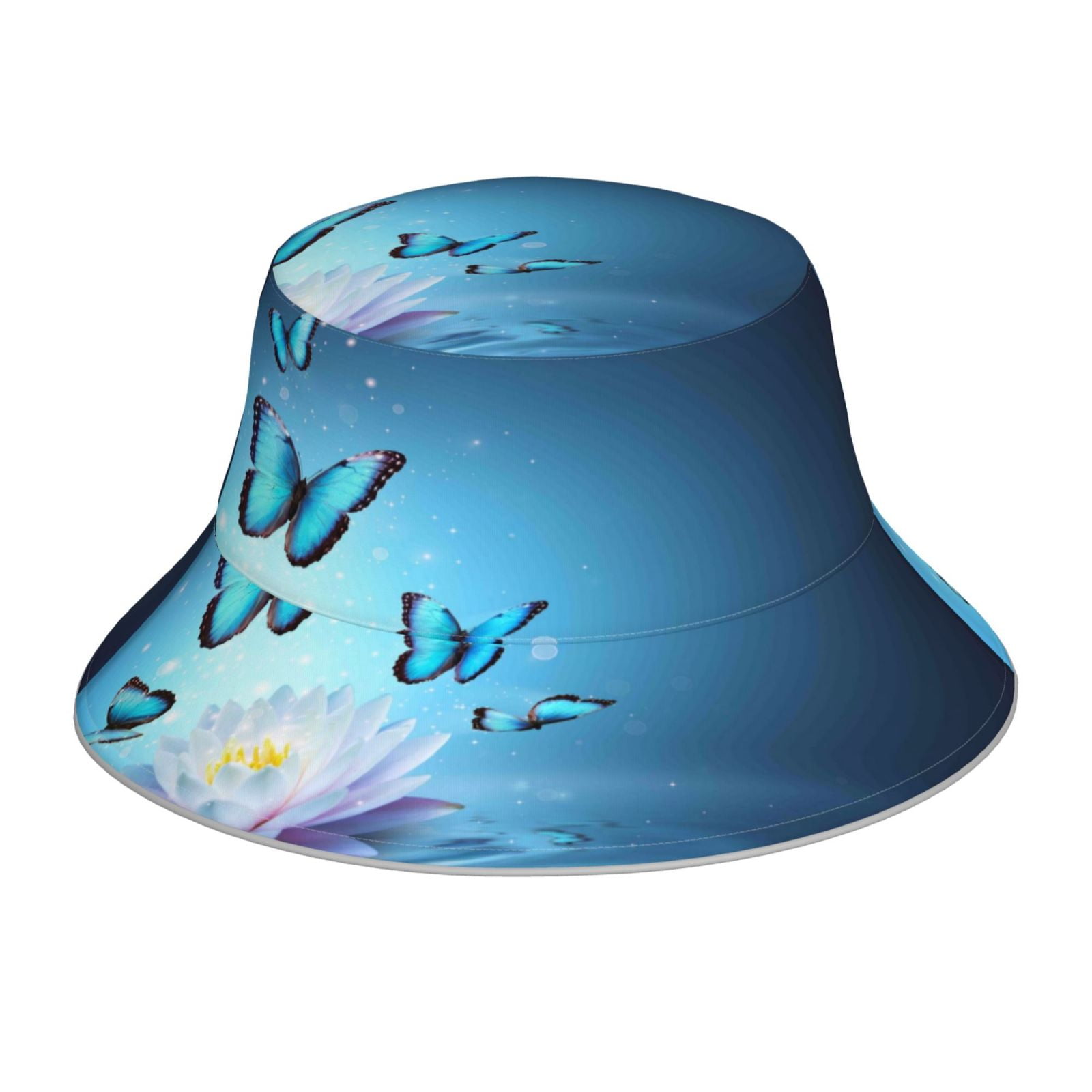 Easygdp Butterflies And Waterlily In Water Double-Sided Reflective ...