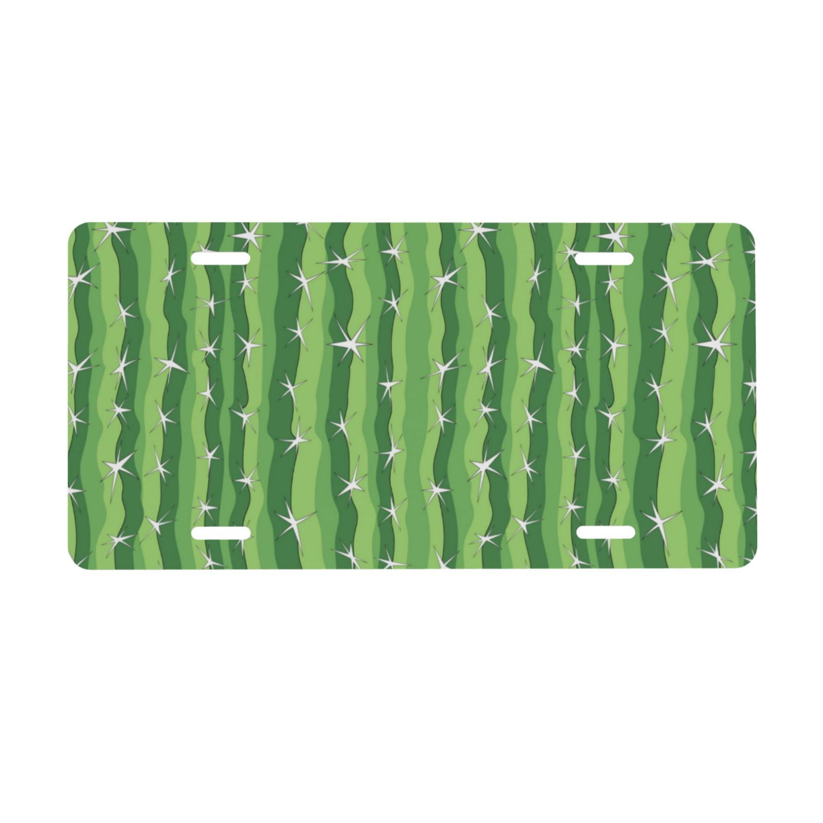 Easygdp Cactus License Plate Car Front License Plate Car Decoration Car ...