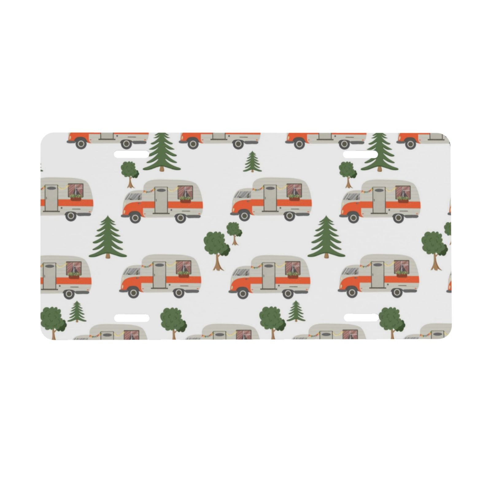 Easygdp Camp Van License Plate Car Front License Plate Car Decoration ...