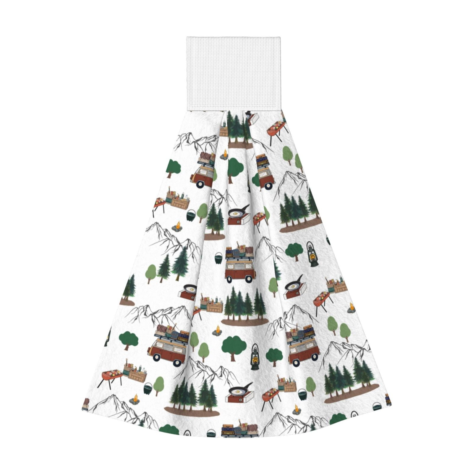 Easygdp Camping Caravan 2 Kitchen Hand Towels Hanging Tie Towels Fast ...