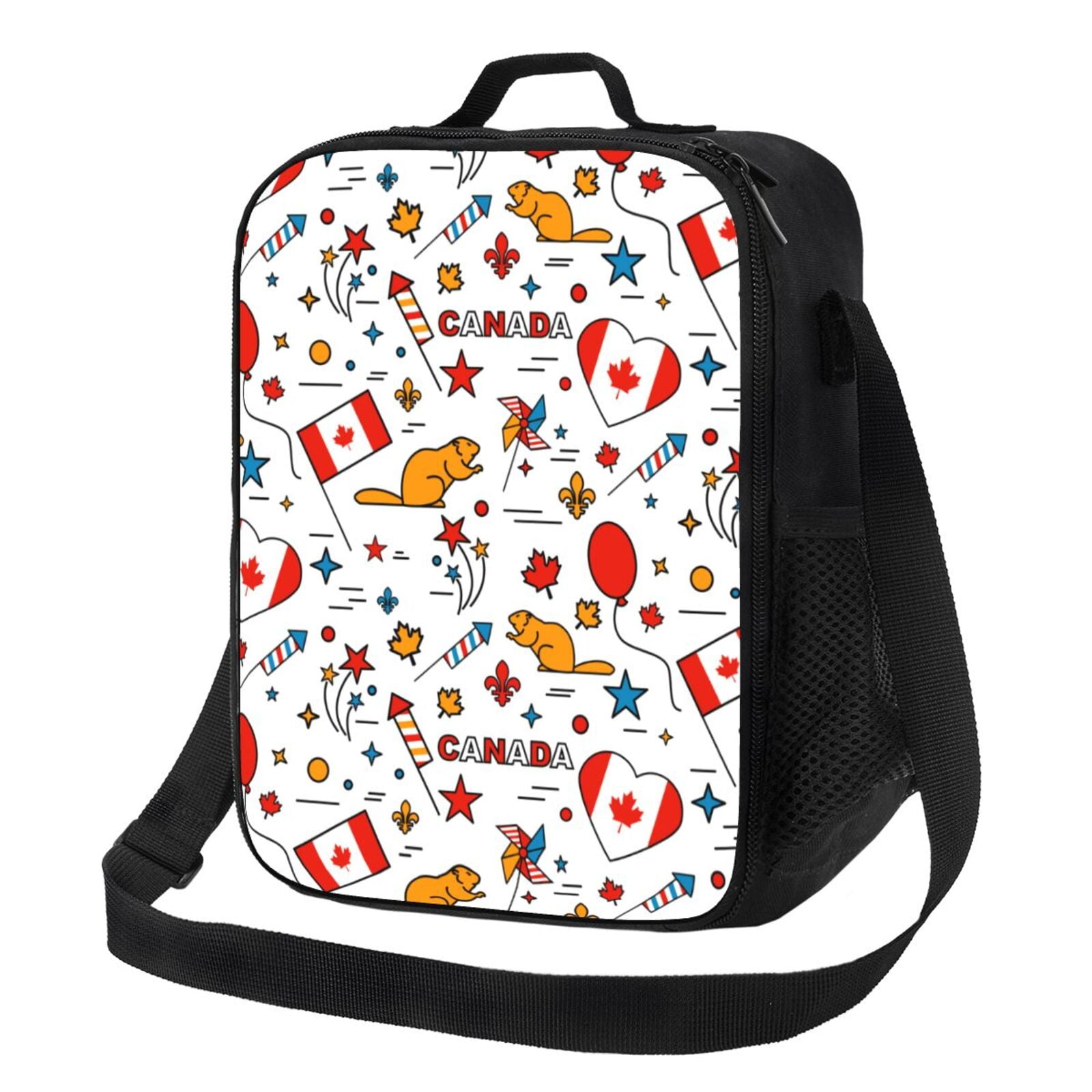 Easygdp Canada Day Lunch Box Large capacity Lunch Bag Leakproof Cooler ...