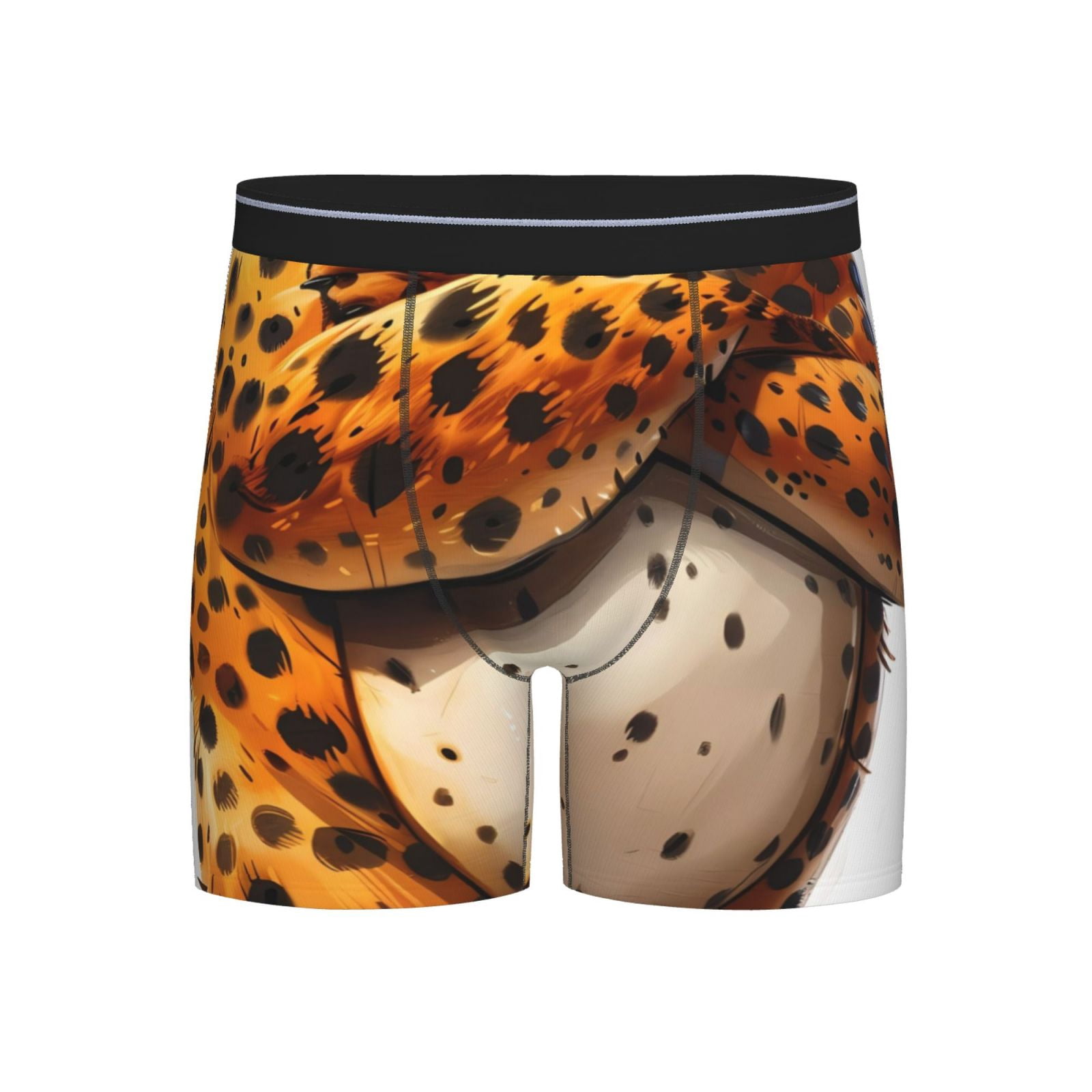 Easygdp Cartoon Cheetah With Attitude Men's Boxer Briefs Men’s ...