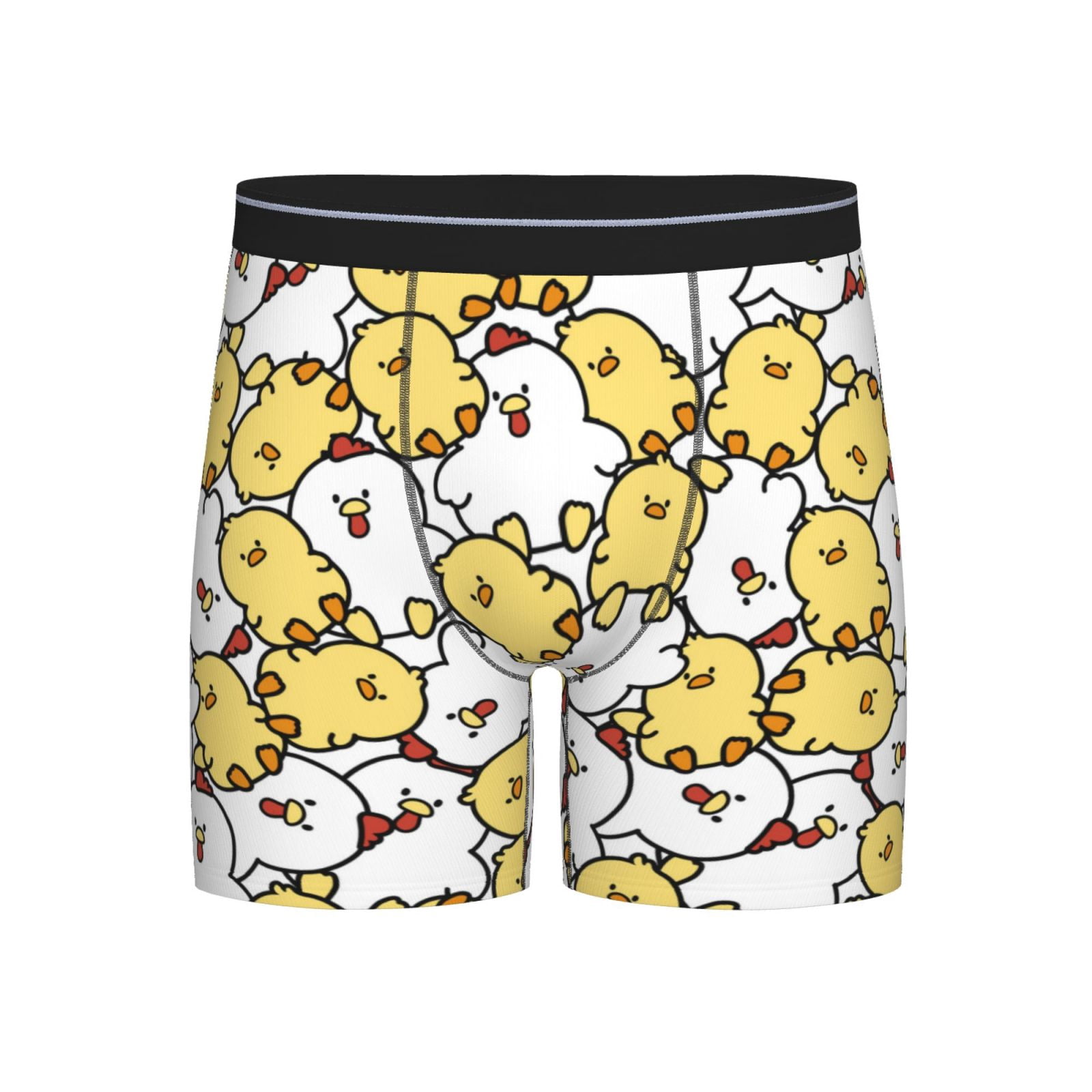 Easygdp Cartoon Chicken Men's Boxer Briefs Men’s Underwear Boxer Briefs ...