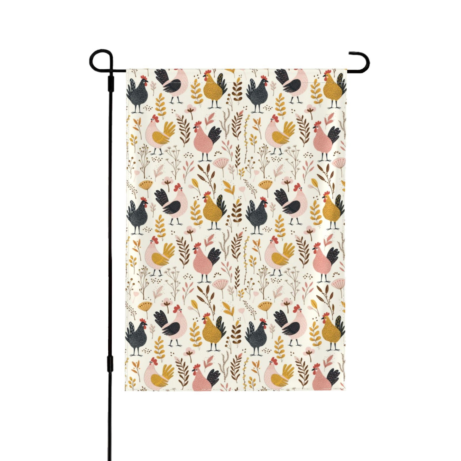 Easygdp Cartoon Chickens Garden Flag Yard Flag Welcome Flag, Double ...