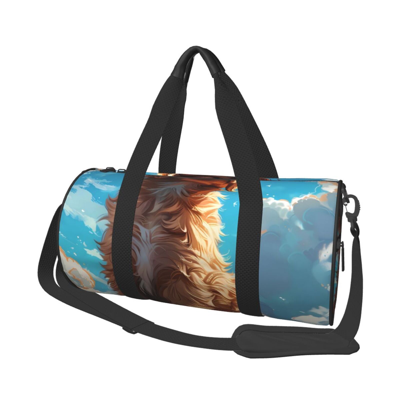 Easygdp Cartoon Cloud Puppy Travel Duffle Bag,Carry on Bag Travel Bags ...