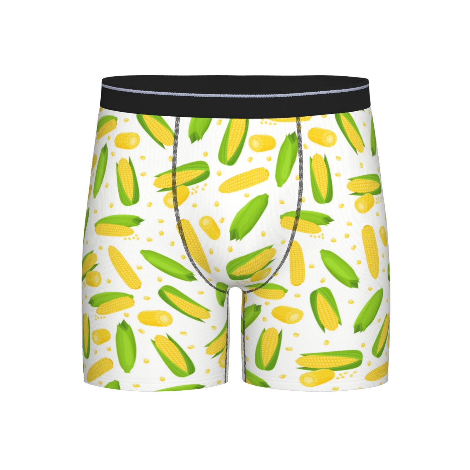 Easygdp Cartoon Corn Men's Boxer Briefs Men’s Underwear Boxer Briefs ...