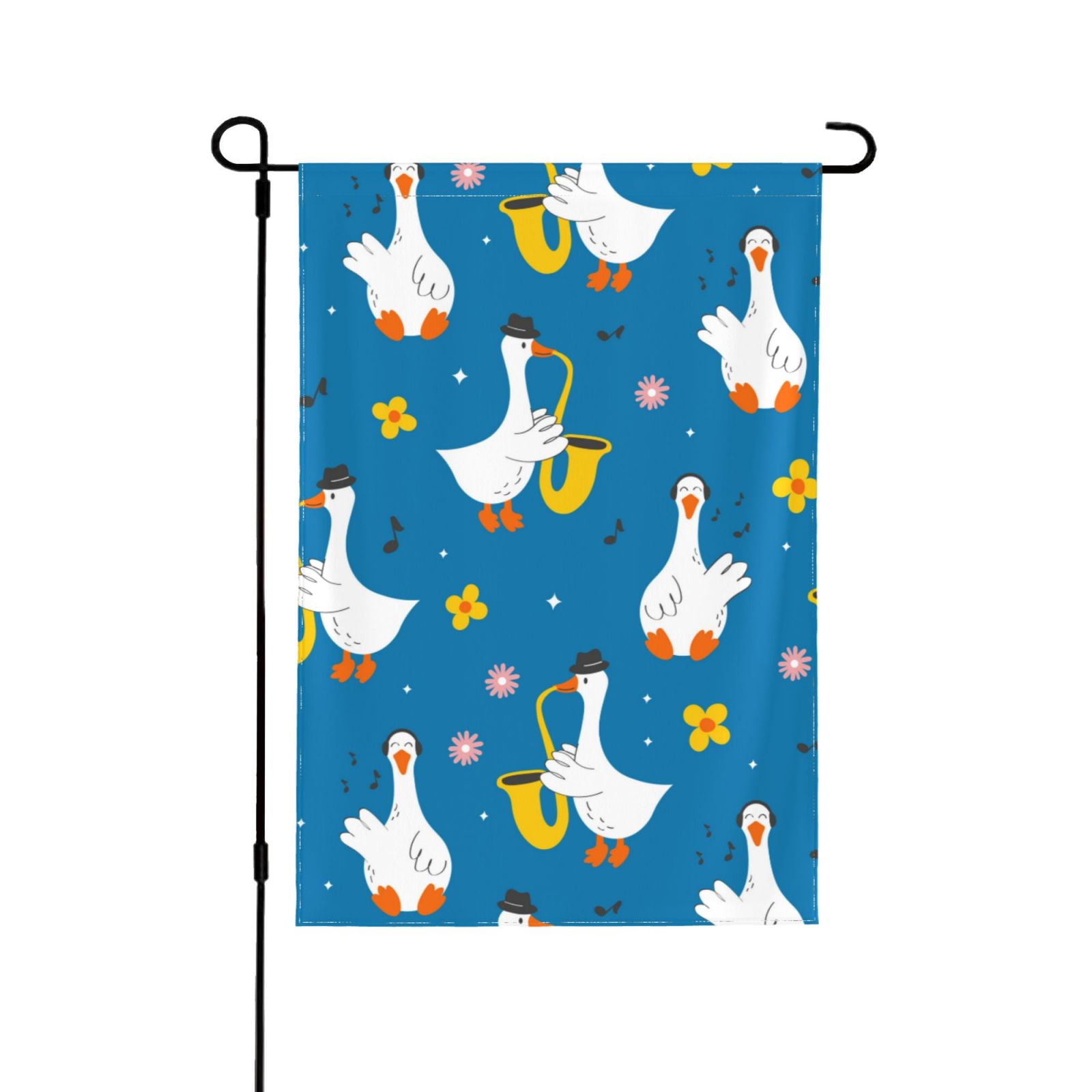 Easygdp Cartoon Goose Garden Flag Yard Flag Welcome Flag, Double-Sided ...
