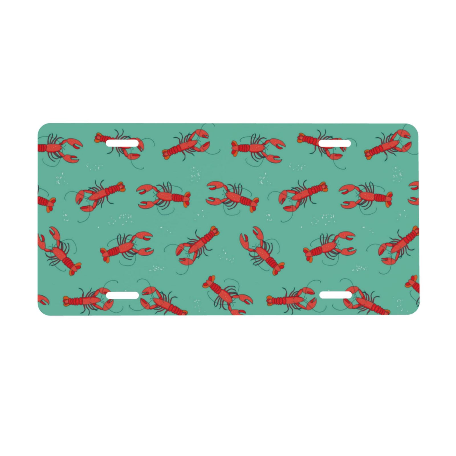 Easygdp Cartoon Lobsters 4 License Plate Car Front License Plate Car ...