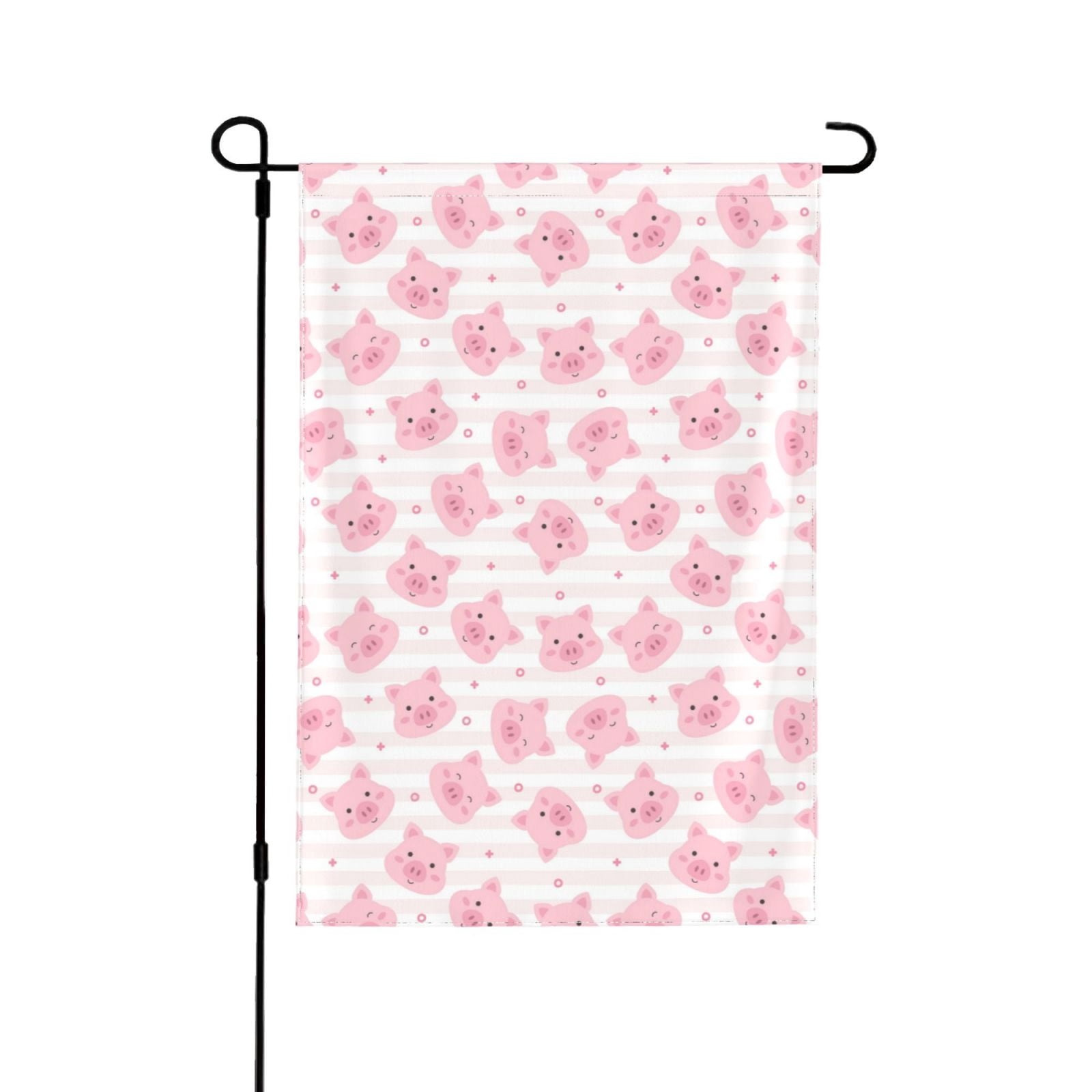 Easygdp Cartoon Pig Garden Flag Yard Flag Welcome Flag, Double-Sided ...
