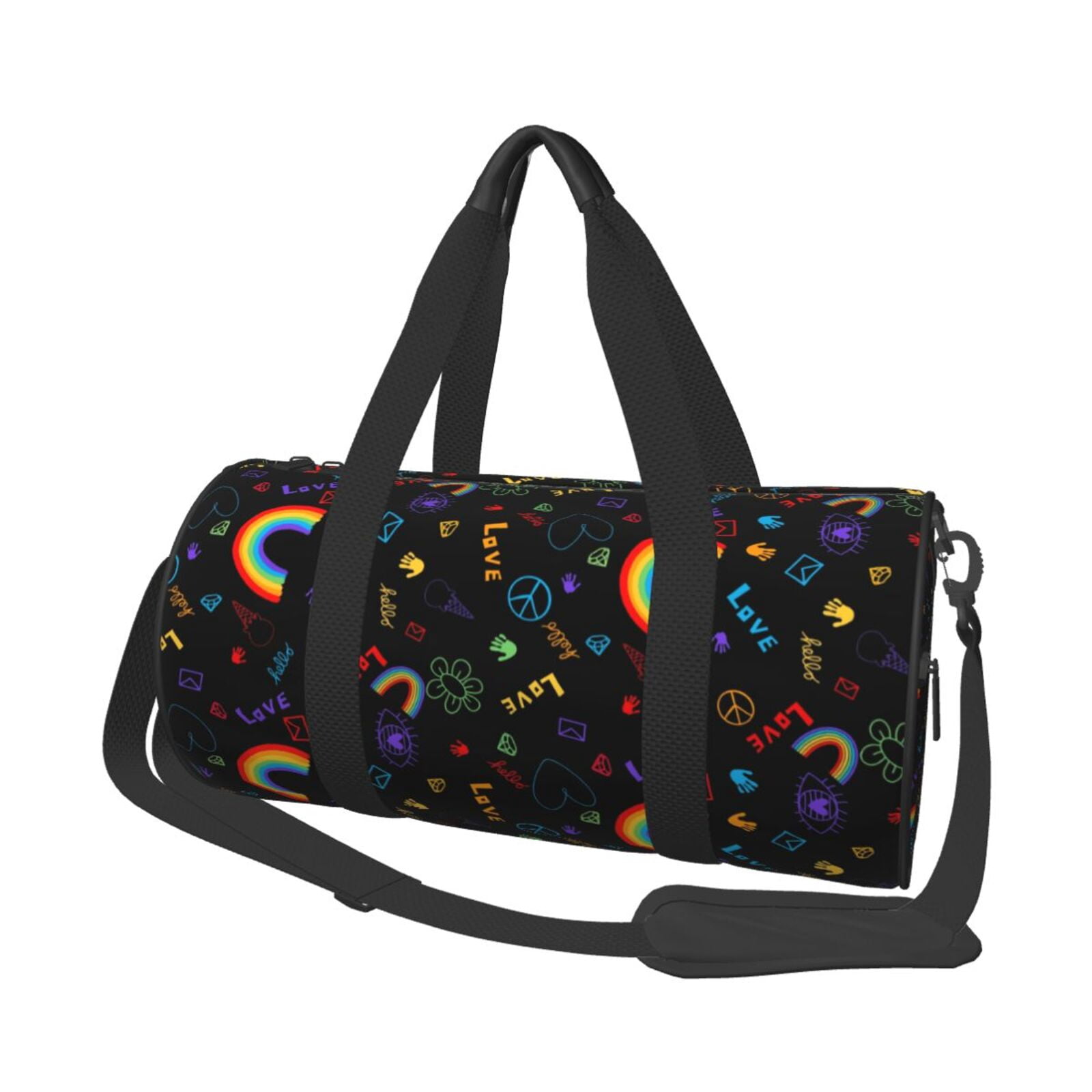 Easygdp Cartoon Pride Lgbt Travel Duffle Bag,Carry on Bag Travel Bags ...