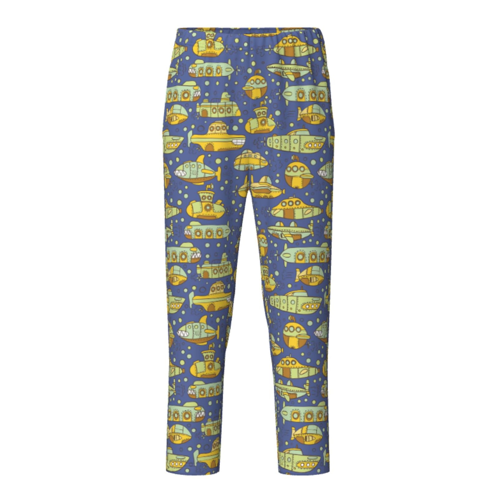Easygdp Cartoon Submarines Boys Girls Pajama Pants Long Sleep Pants Waist Pajama Bottoms Lounge ...