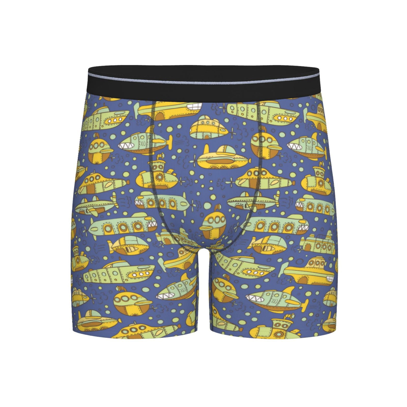 Easygdp Cartoon Submarines Men's Boxer Briefs Men’s Underwear Boxer ...