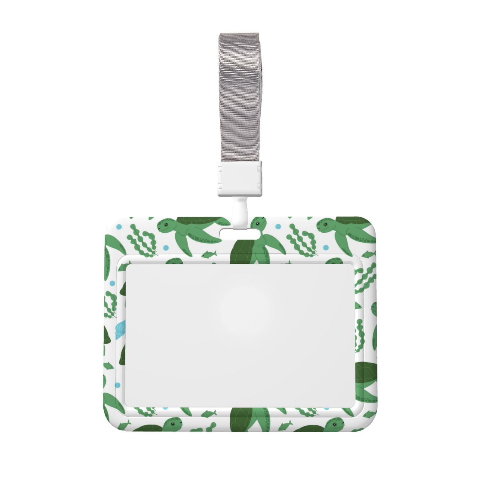 Easygdp Cartoon Turtle Card Badge Holder Work Badge Sleeve for Office ...