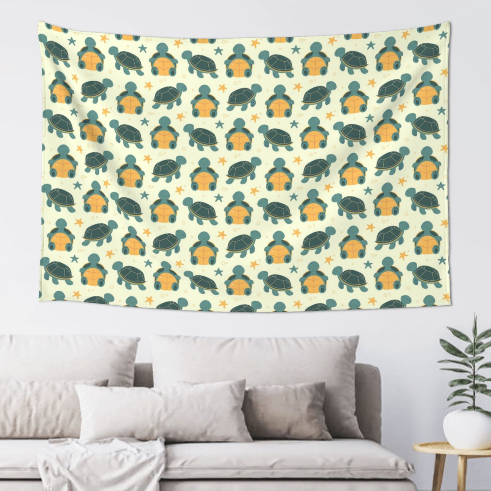 Easygdp Cartoon Turtles Tapestry Wall Hanging, Wall Tapestries for ...