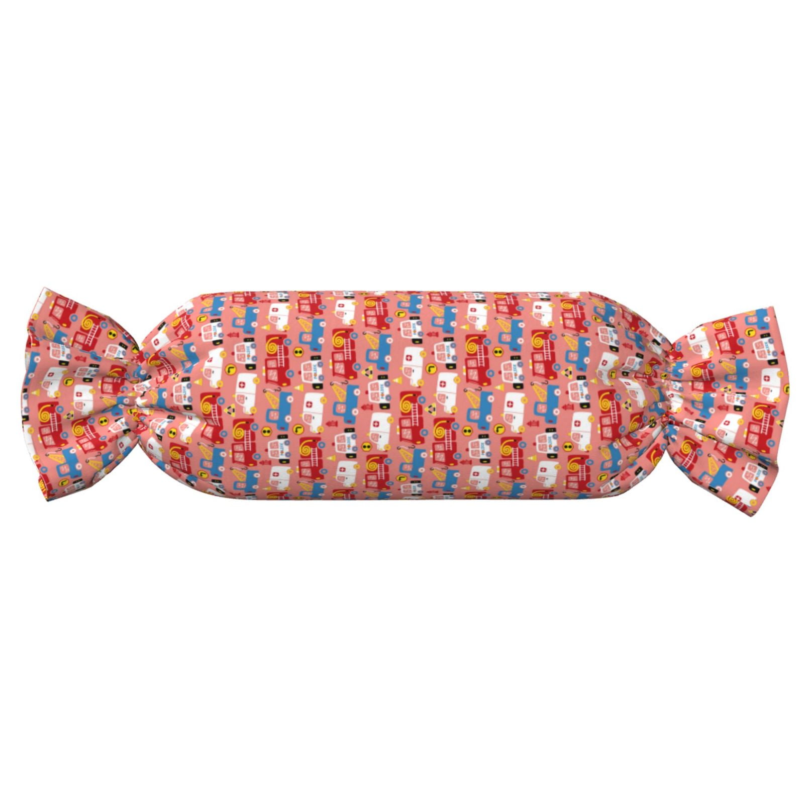 Easygdp Cartoon with Traffic Elements Candy Pillow Cylindrical Pillows ...