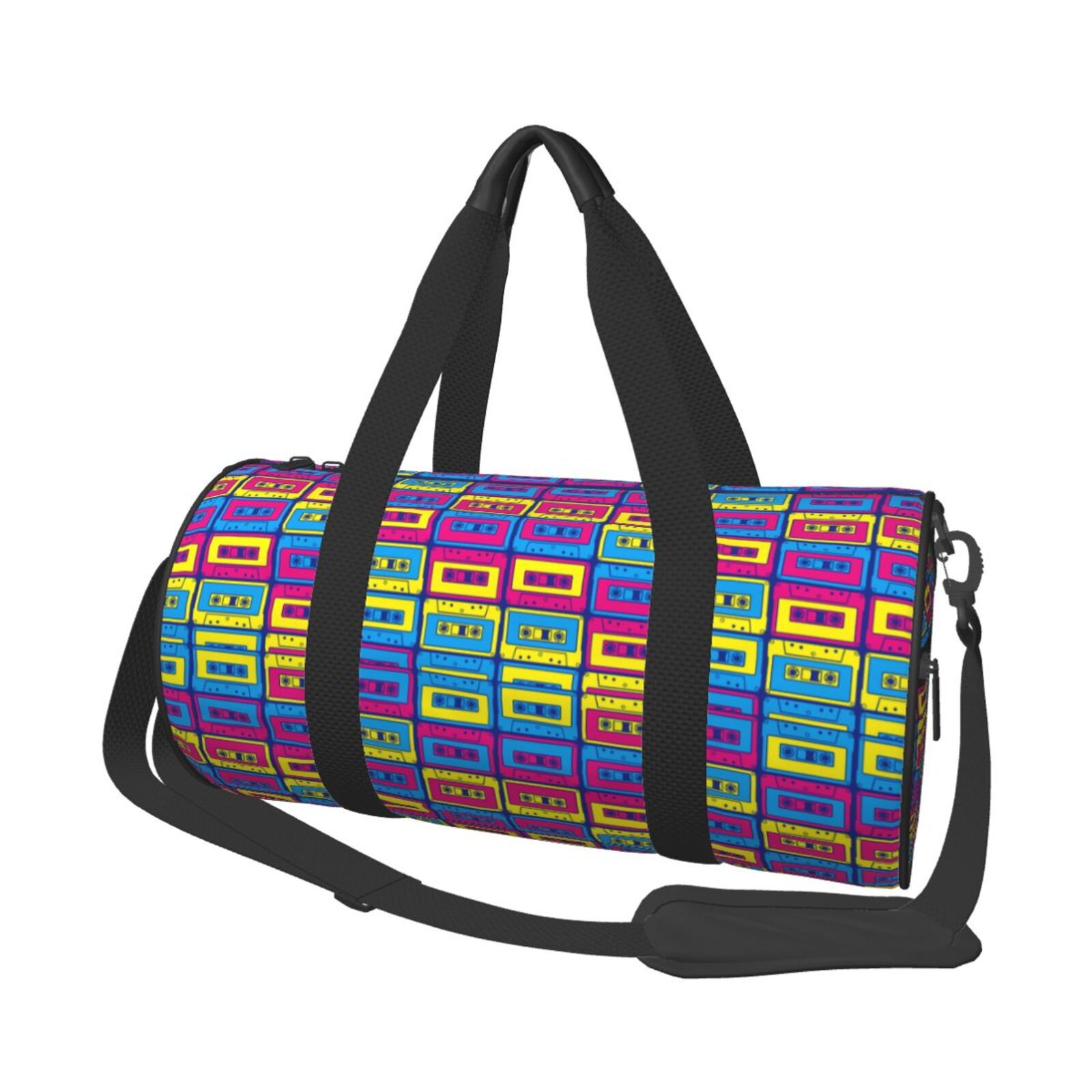 Easygdp Cassette Tapes Travel Duffle Bag,Carry on Bag Travel Bags Gym ...