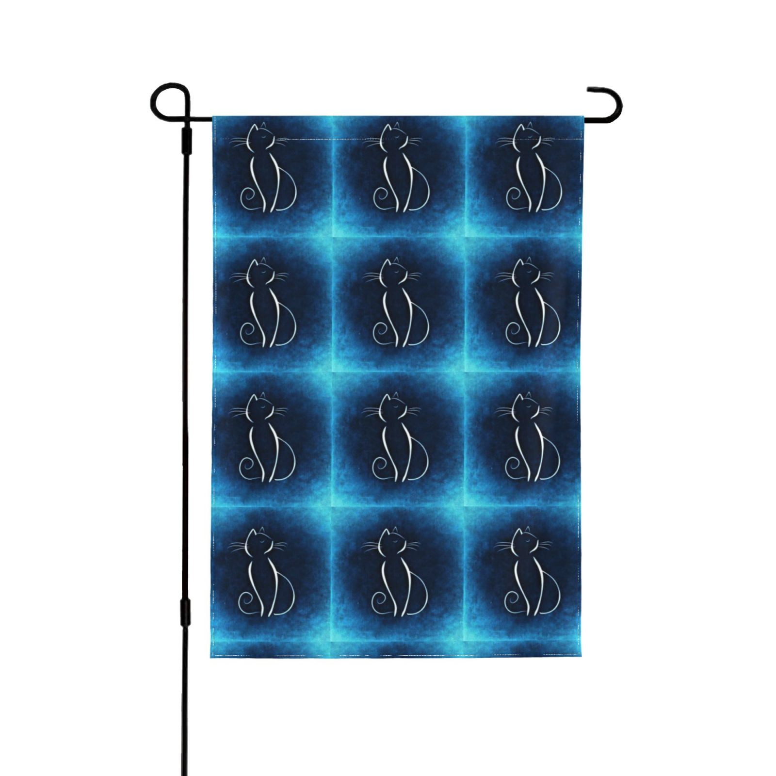 Easygdp Cat Sketch Garden Flag Yard Flag Welcome Flag, Double-Sided ...