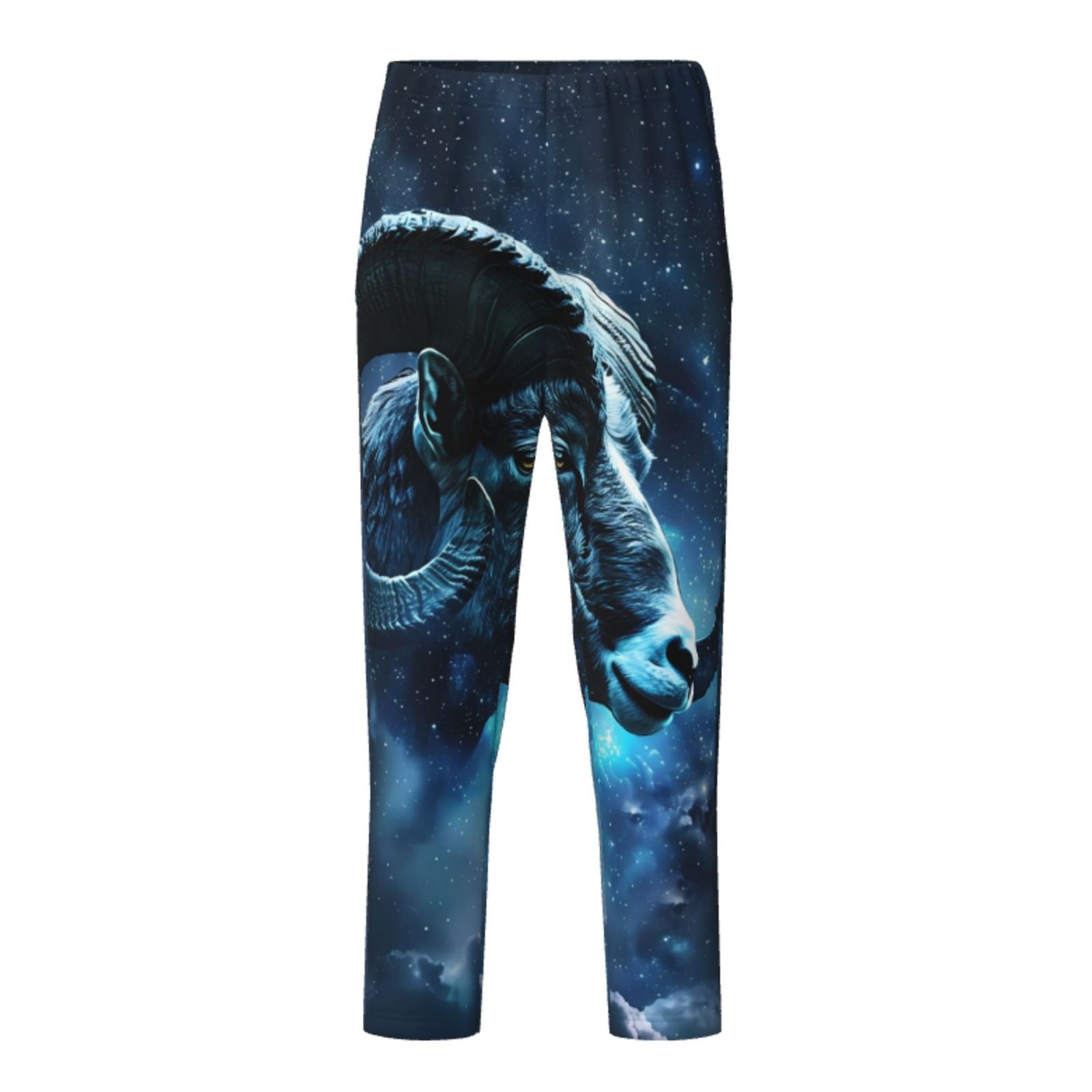 Easygdp Celestial Ram Night Sky Boys Girls Pajama Pants Long Sleep ...
