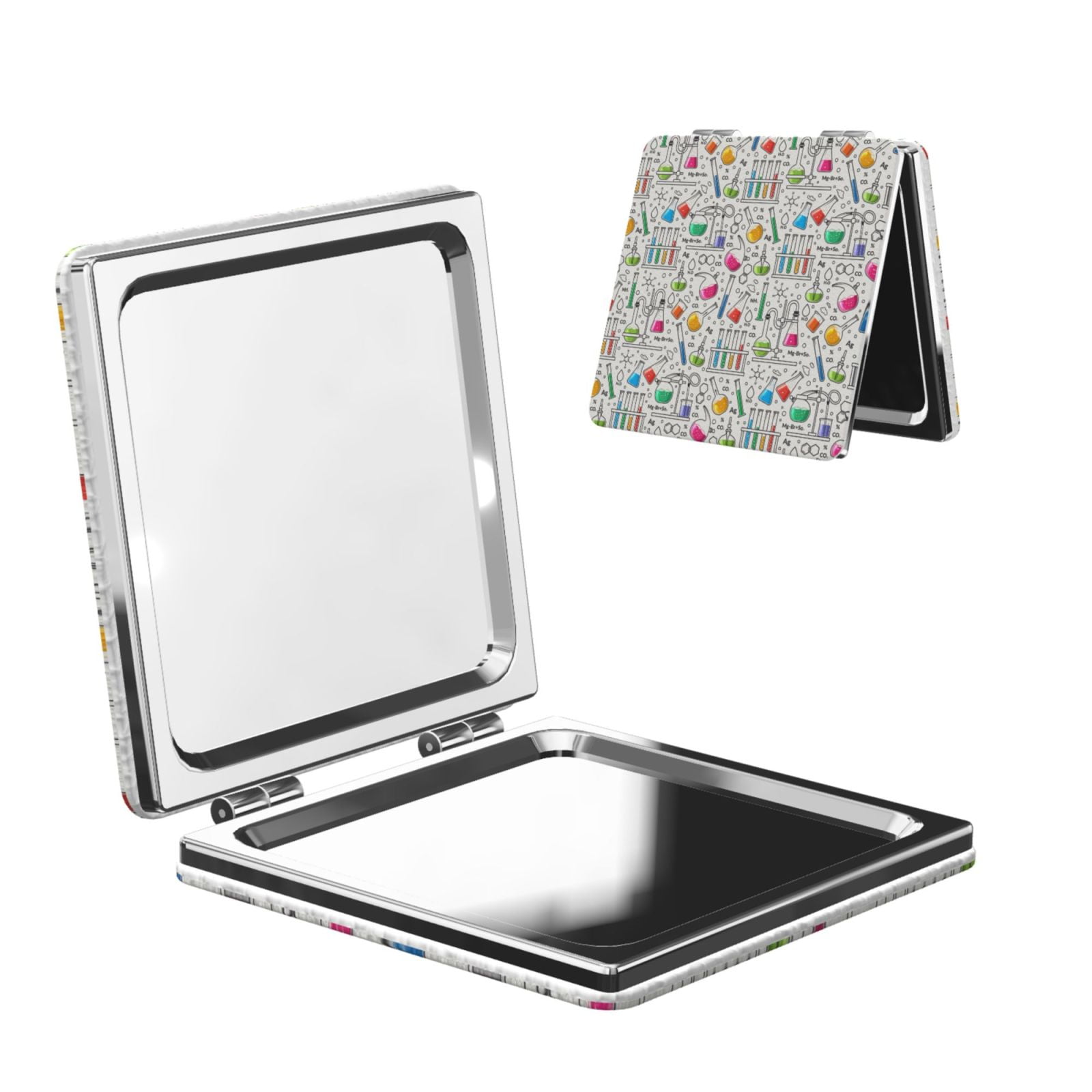 Easygdp Chemical Flasks And Test Tubes Travel Makeup Mirror, 2X ...