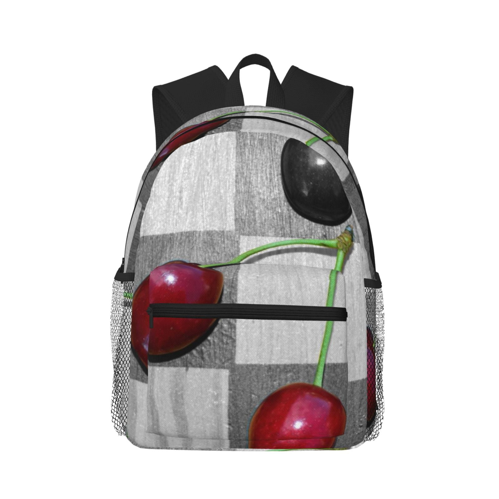 Easygdp Cherries laid Casual Laptop Backpack, Large Capacity Schoolpack ...