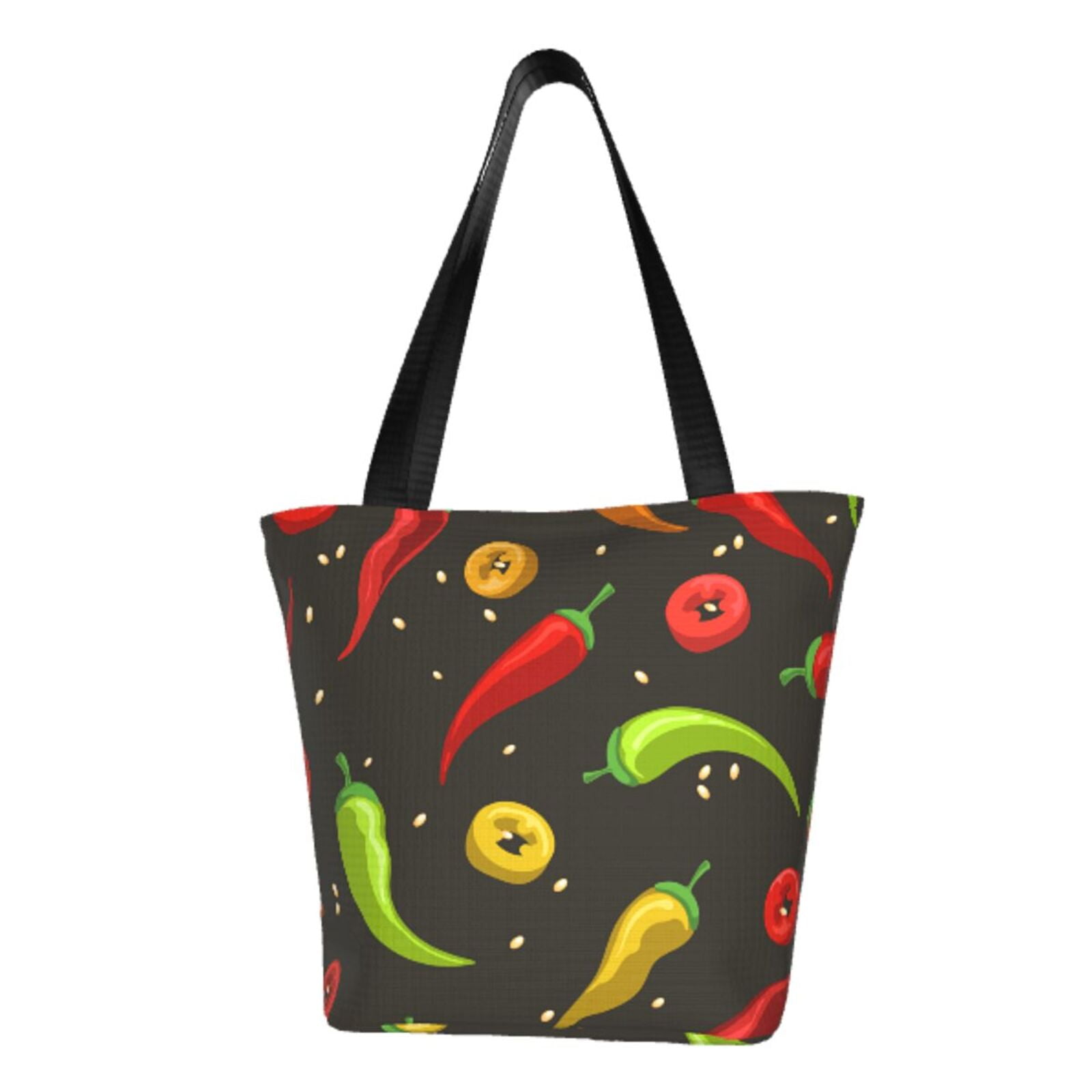 Easygdp Chili2 Stylish Canvas Handbag Shoulder Tote Bag, Shopping Bag ...